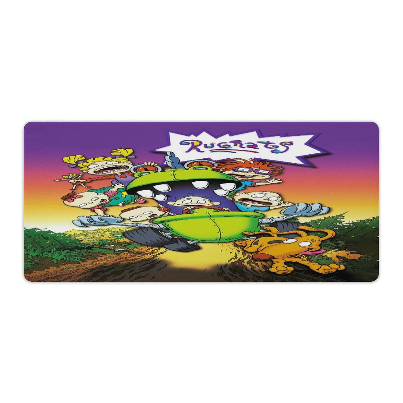 Rugrats Mouse Pad with Stitched Edge Desk Mat Keyboard Pad for Laptop ...