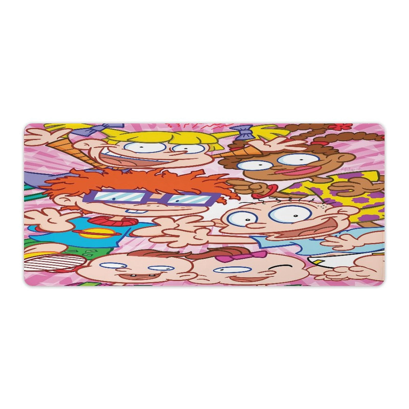 Rugrats Mouse Pad with Stitched Edge Desk Mat Keyboard Pad for Laptop ...