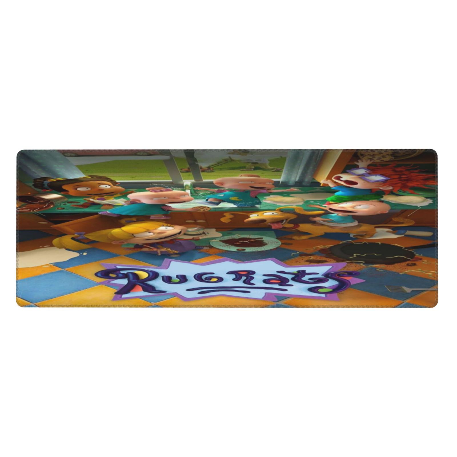Rugrats Mouse Pad with Stitched Edge Desk Mat Keyboard Pad for Laptop ...