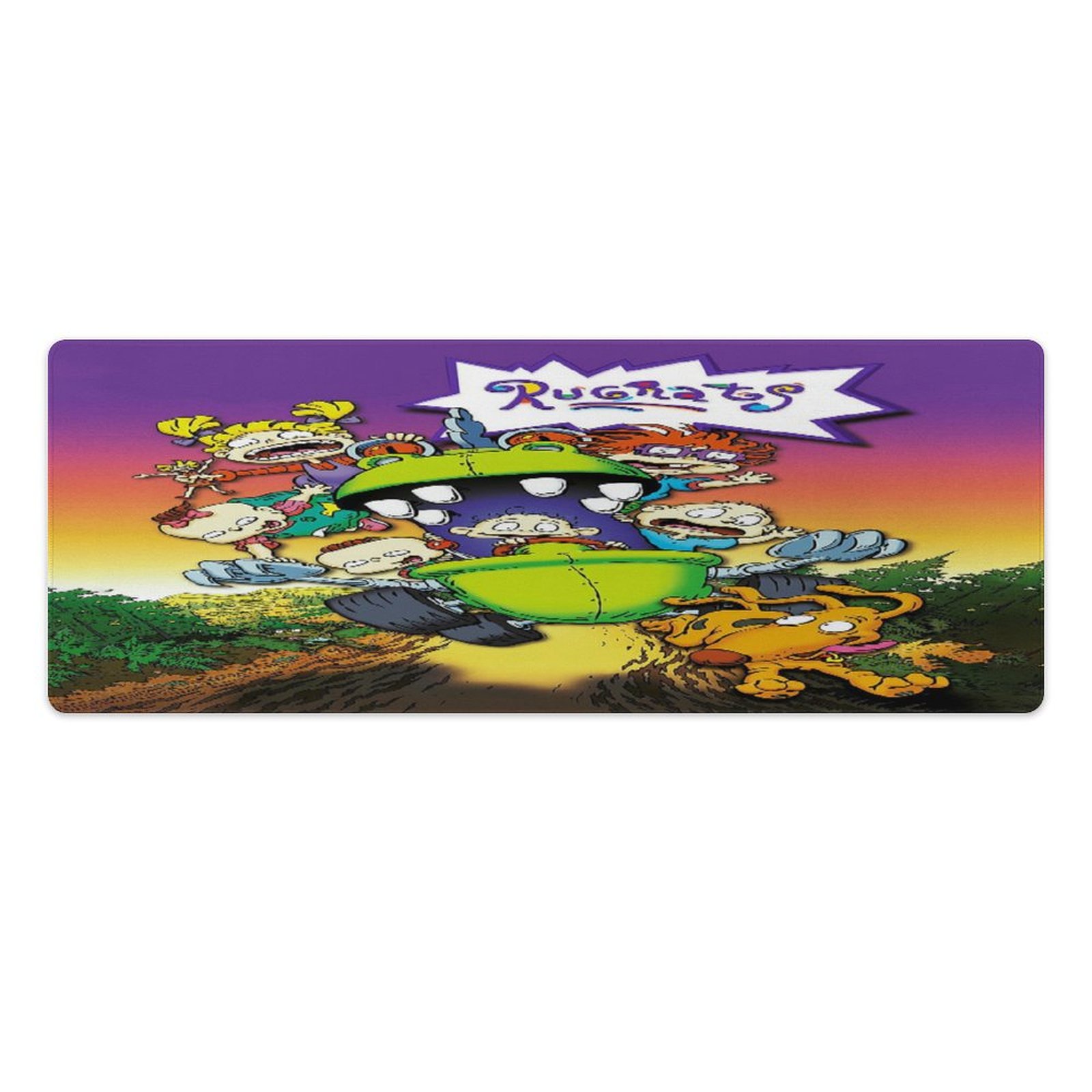 Rugrats Mouse Pad with Stitched Edge Desk Mat Keyboard Pad for Laptop ...