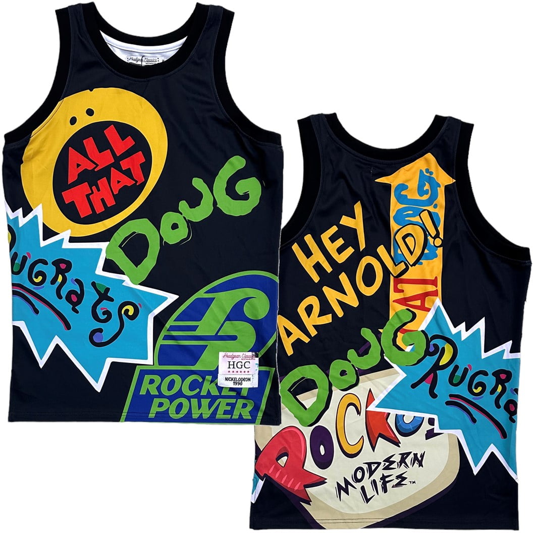 Rugrats Nickelodeon Men's Headgear Classics All Over Print Basketball ...