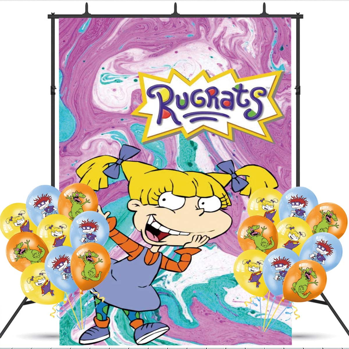 Rugrats Party Decorations Backdrop Banner Balloons Taspestry Wall Decor ...