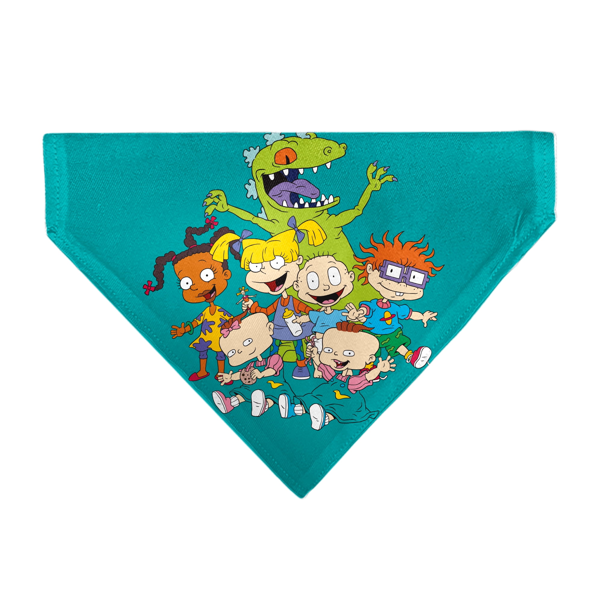 Rugrats Pet Bandana Rugrats Kids Group Pose and Title Logo Blue Slip On ...