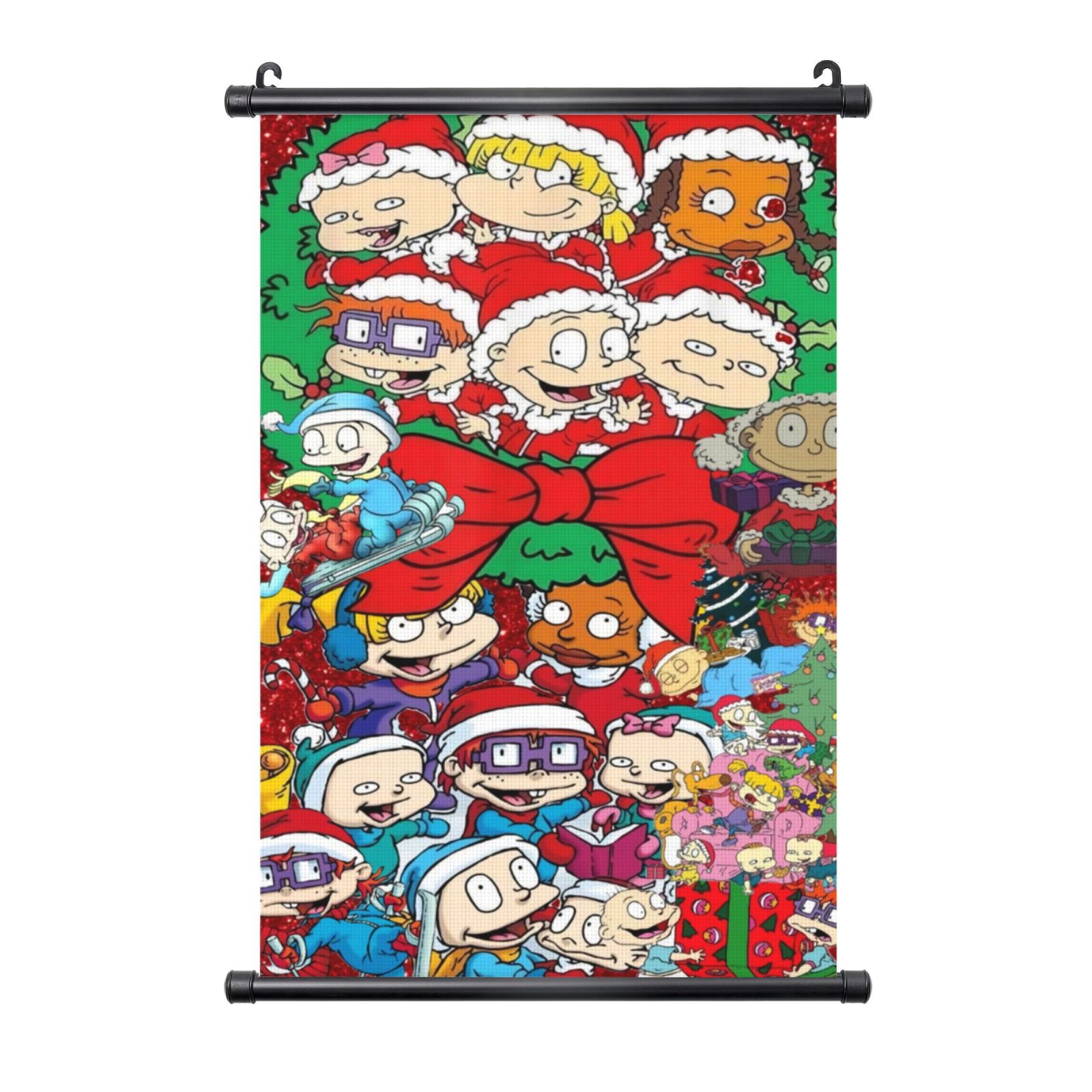 Rugrats Poster Aesthetic Canvas PVC Shaft Wall Art Hanging Hanger Frame ...