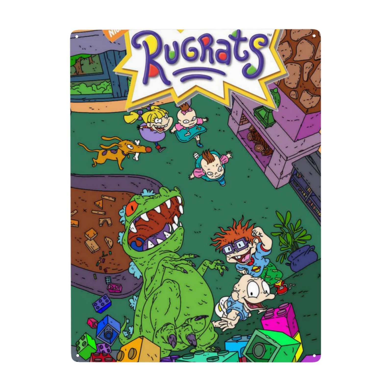 Rugrats Poster Metal Sign Decor 30x40cm Wall Art Sign for Home, Living ...