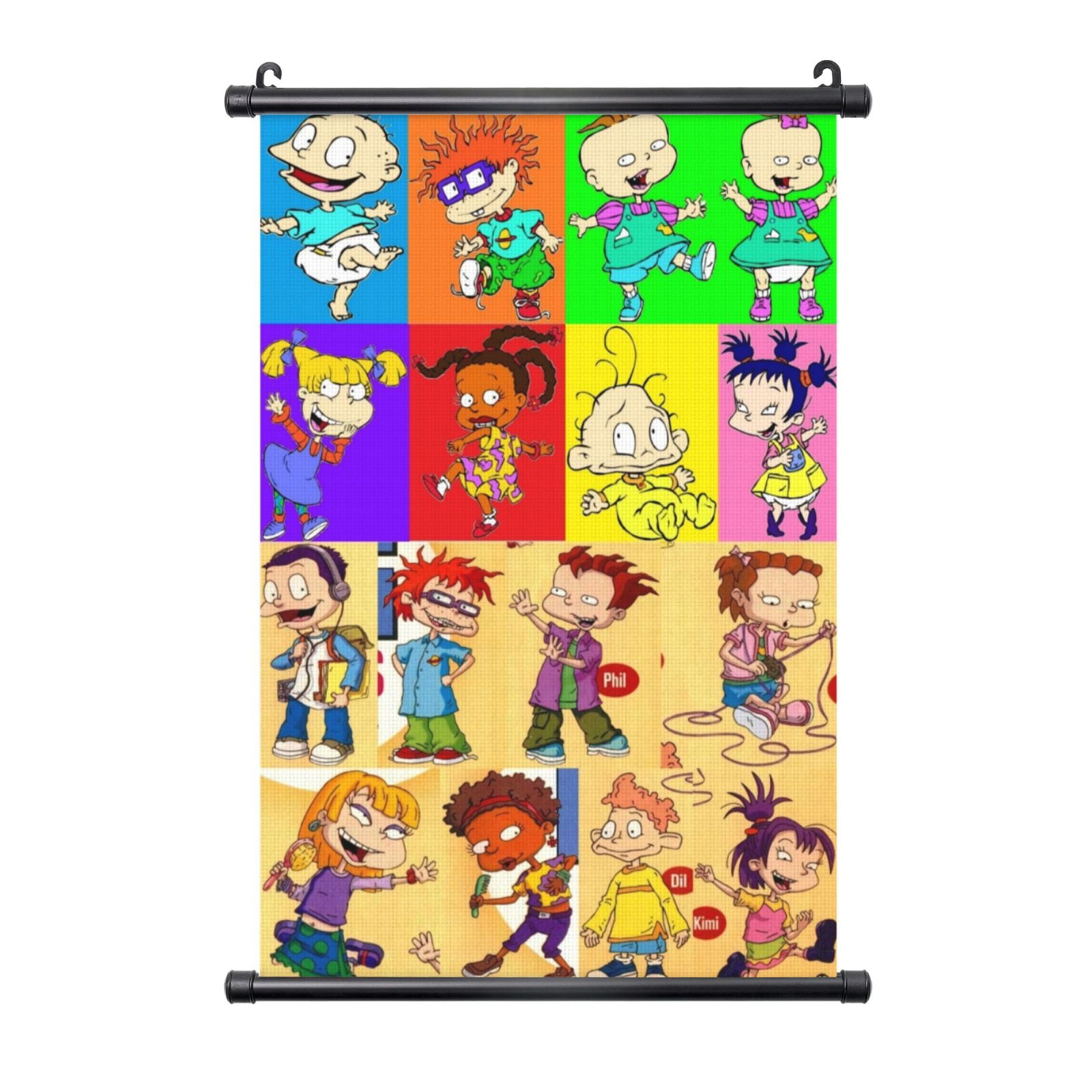 Rugrats Poster Plastic Shaft Wall Hanging Banner Painting Canvas ...