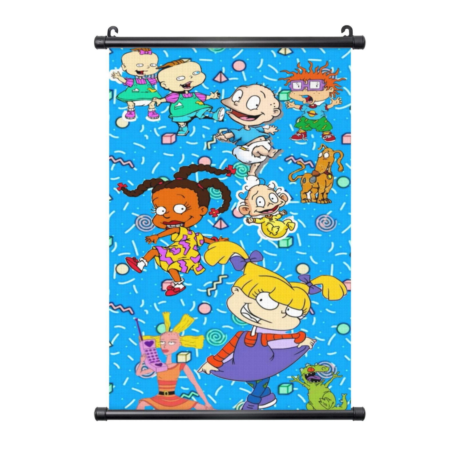 Rugrats Poster Plastic Shaft Wall Hanging Banner Painting Canvas ...