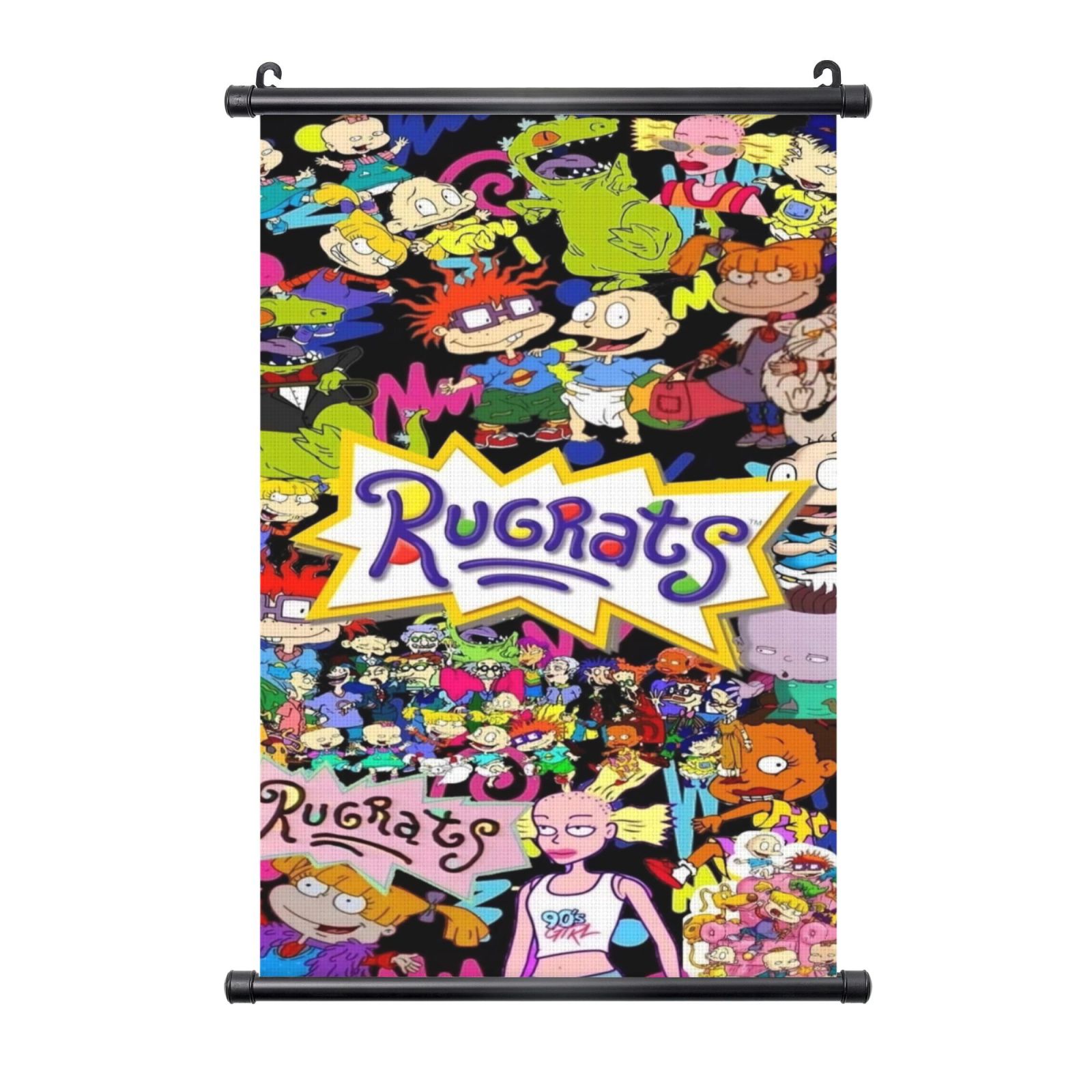 Rugrats Poster Plastic Shaft Wall Hanging Banner Painting Canvas ...