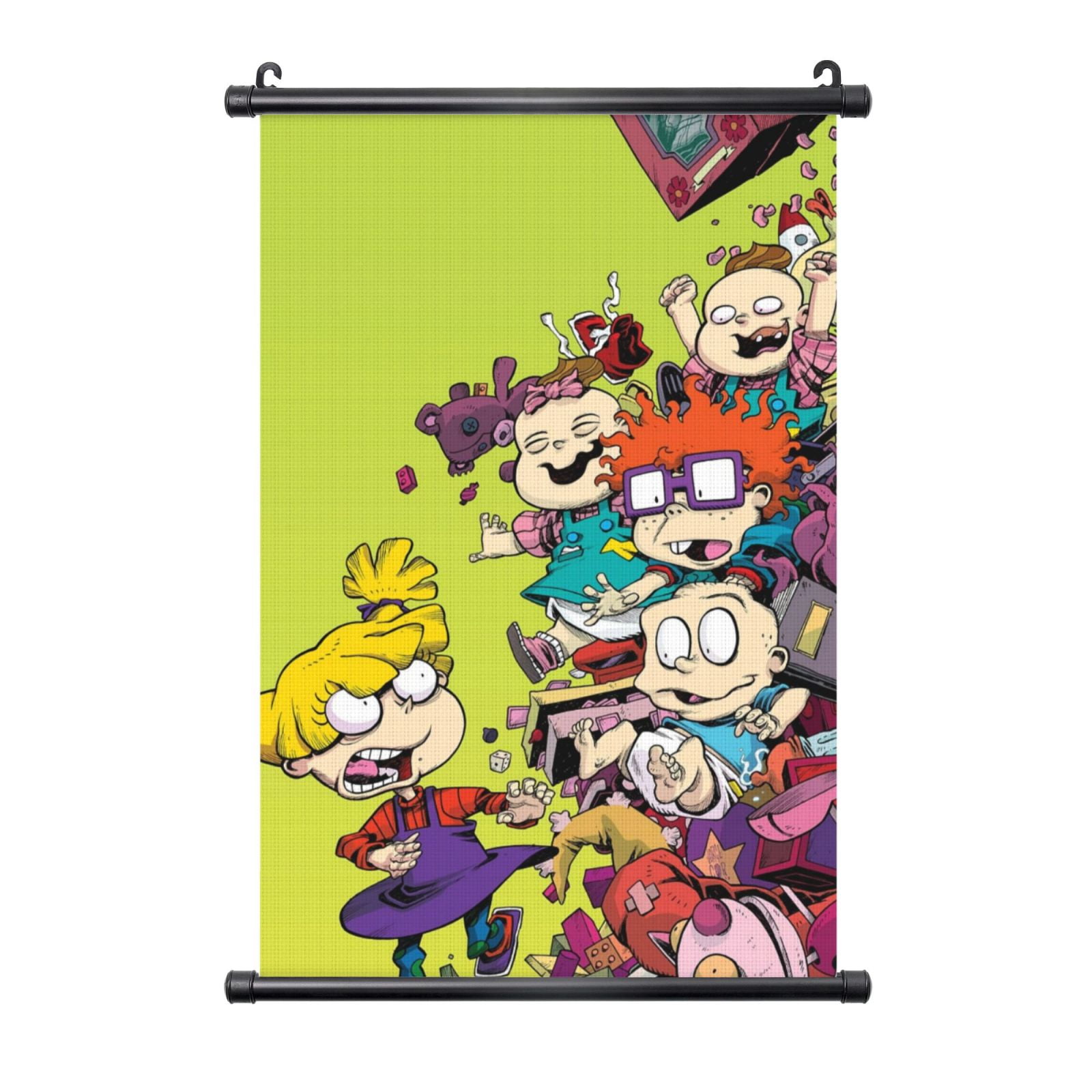Rugrats Poster Plastic Shaft Wall Hanging Banner Painting Canvas ...