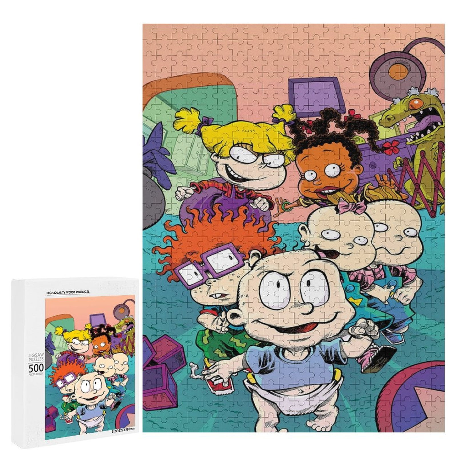 Rugrats Puzzle - 500 PCS Jigsaw Puzzle - Walmart.com
