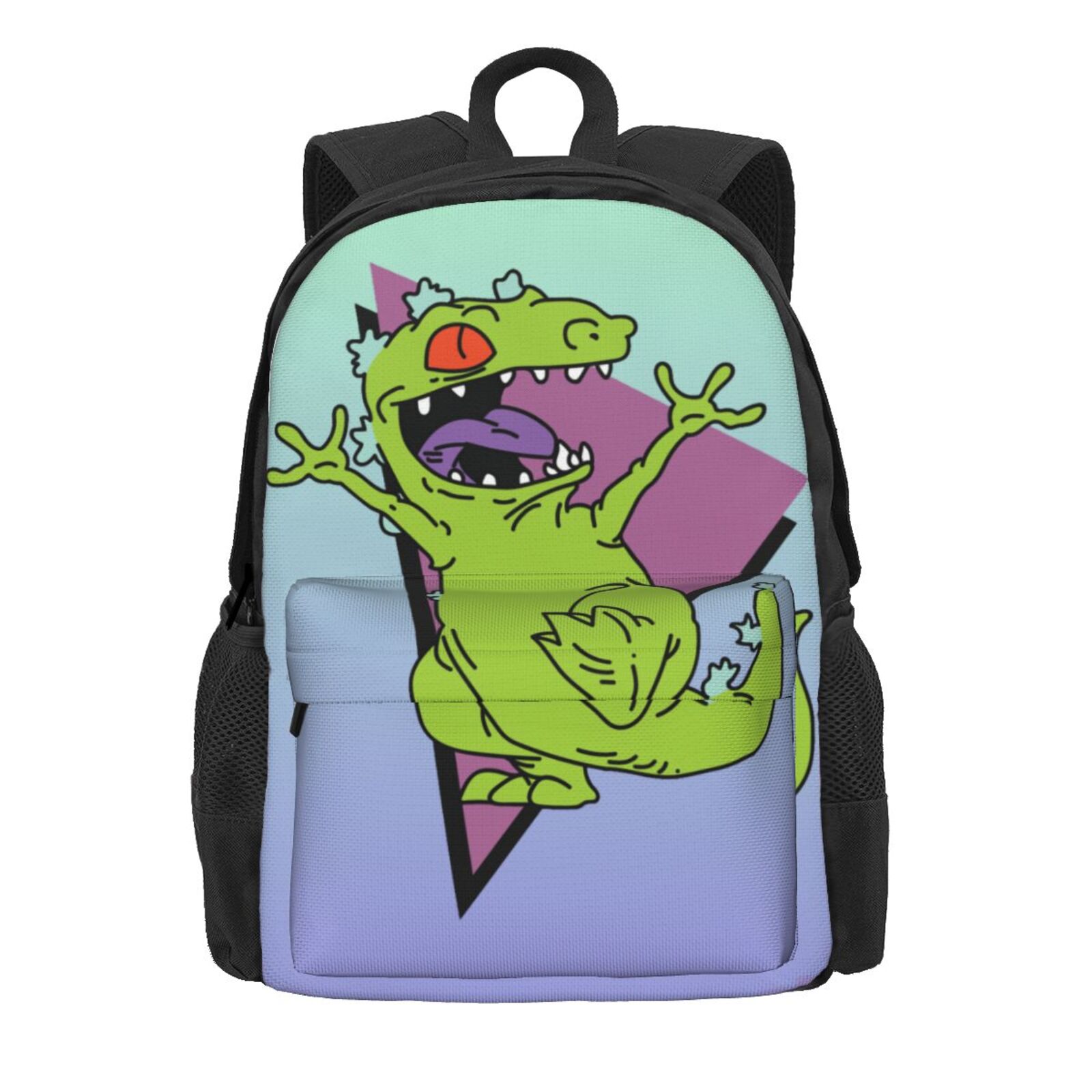 Rugrats Reptar Backpack Adjustable Daypack Large Capacity School Bag ...