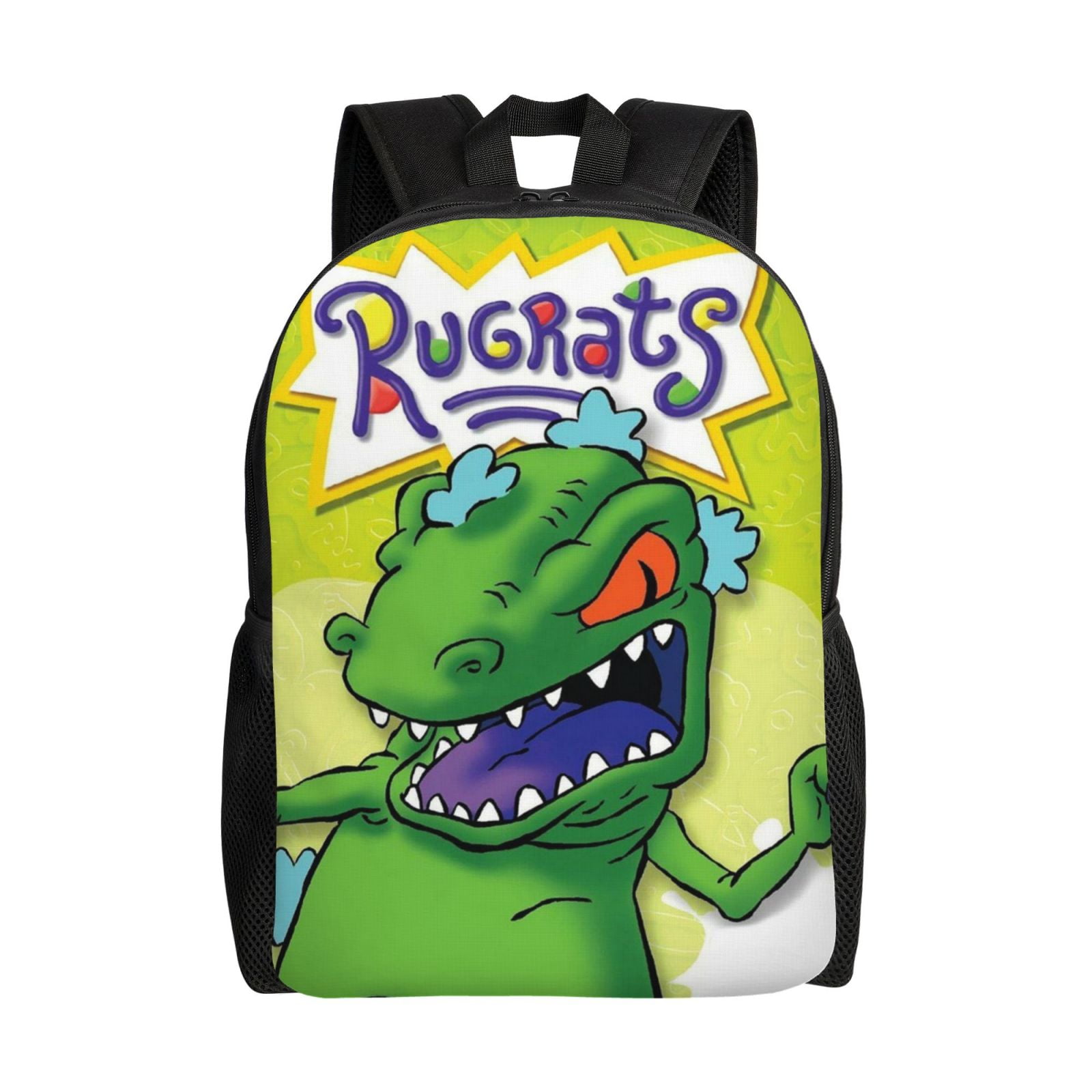 Rugrats Reptar Backpack Casual Adjustable Bookbag School Bag Unisex ...