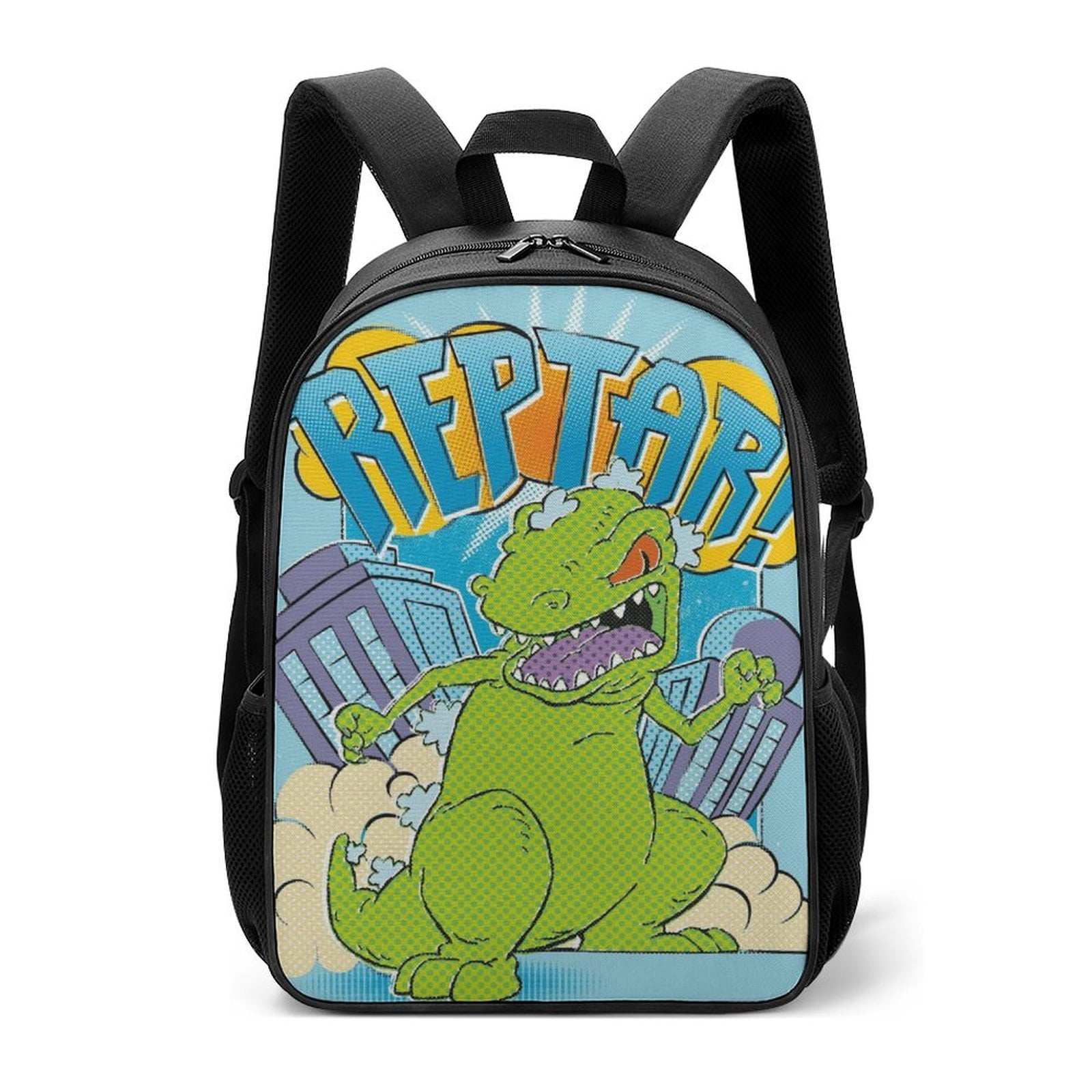 Rugrats Reptar Cartoon School Bag Casual Adjustable Backpack Daypack ...