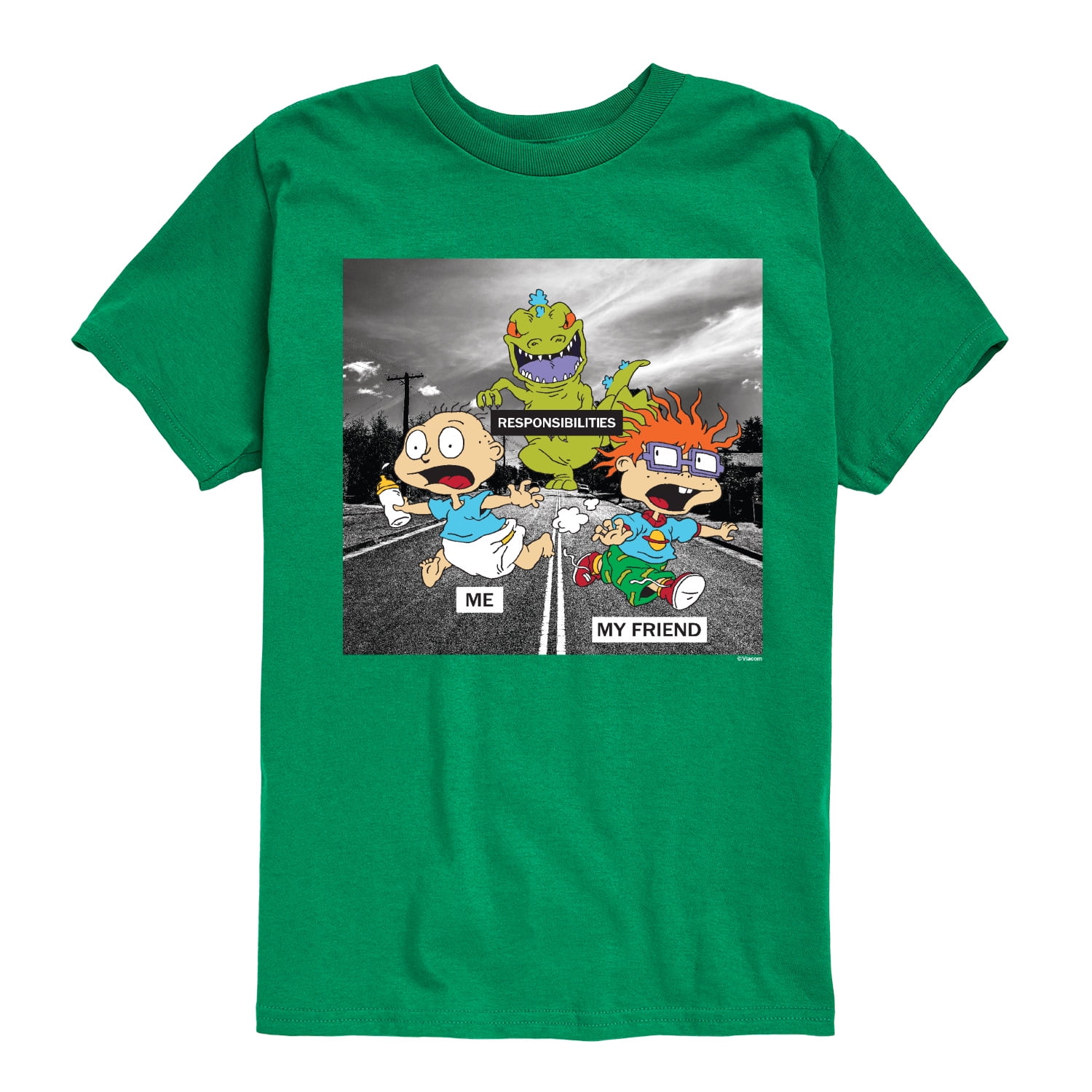 Rugrats - Reptar Meme - Toddler & Youth Short Sleeve Graphic T-Shirt ...