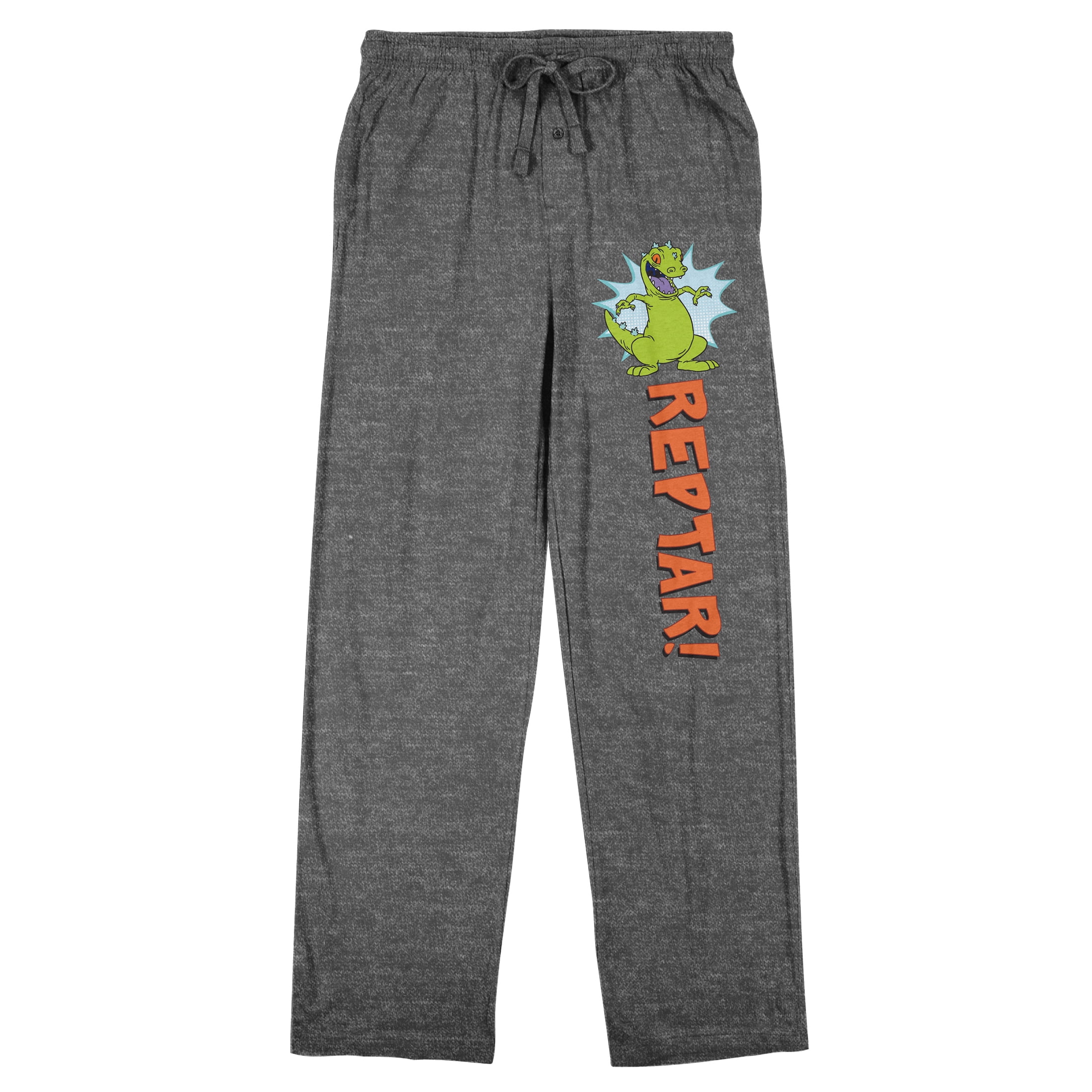 Rugrats Reptar! Men's Heather Gray Sleep Pants-Large - Walmart.com