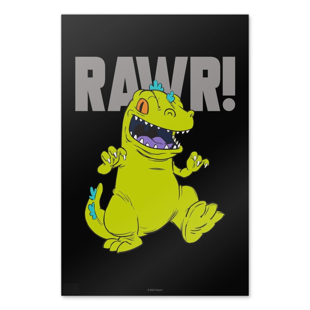 Rugrats Reptar Rawr! Wall Art Picture Paper Poster Décor Home ...