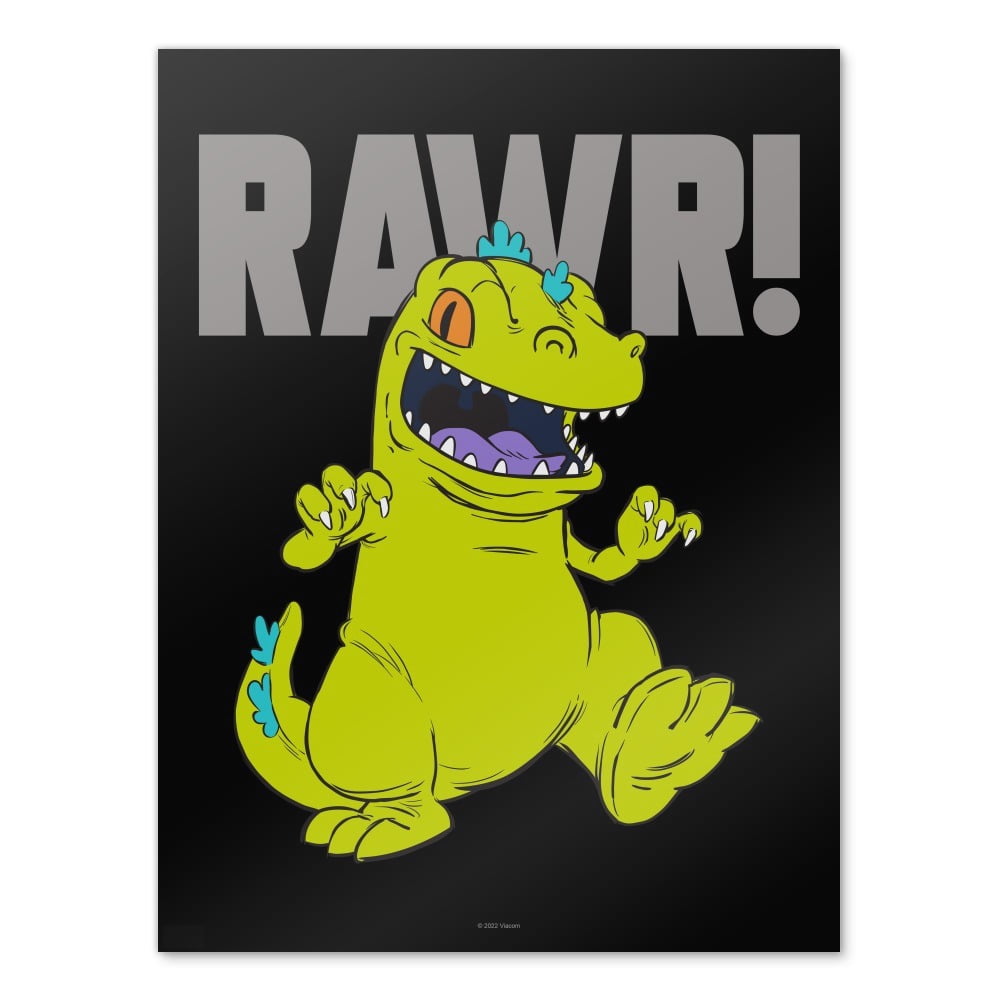Rugrats Reptar Rawr! Wall Art Picture Paper Poster Décor Home ...