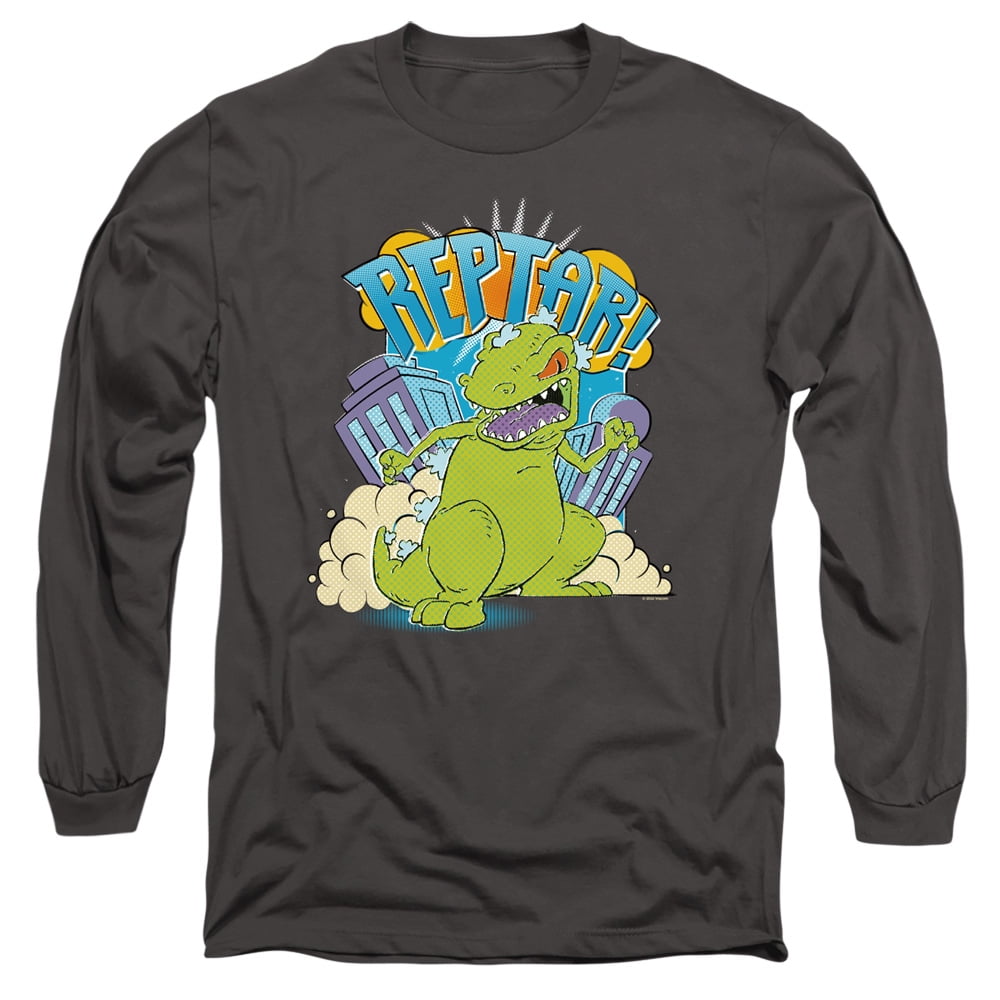 Rugrats Reptar Stomp Unisex Adult Long-Sleeve T Shirt - Walmart.com