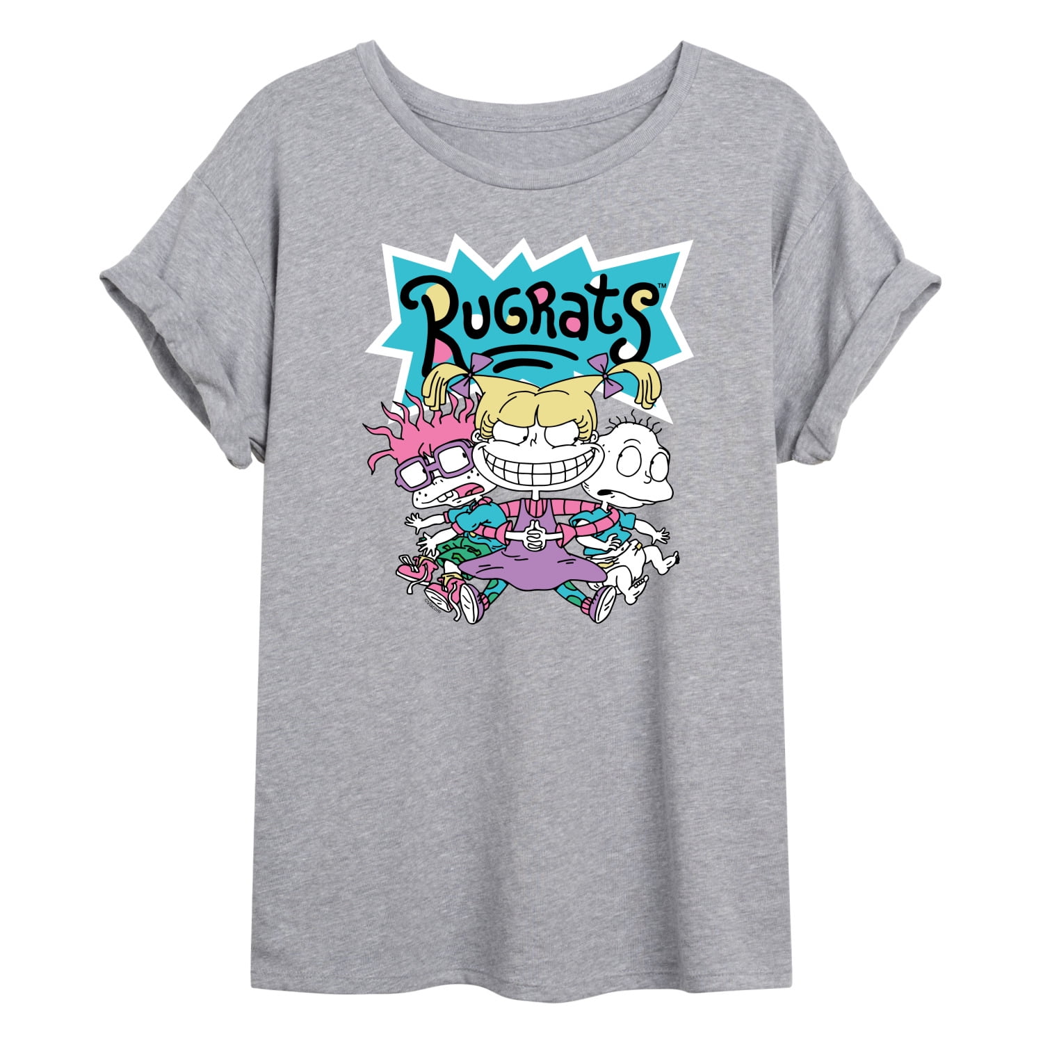 Rugrats - Rugrat Squad - Juniors Ideal Flowy Muscle T-Shirt - Walmart.com