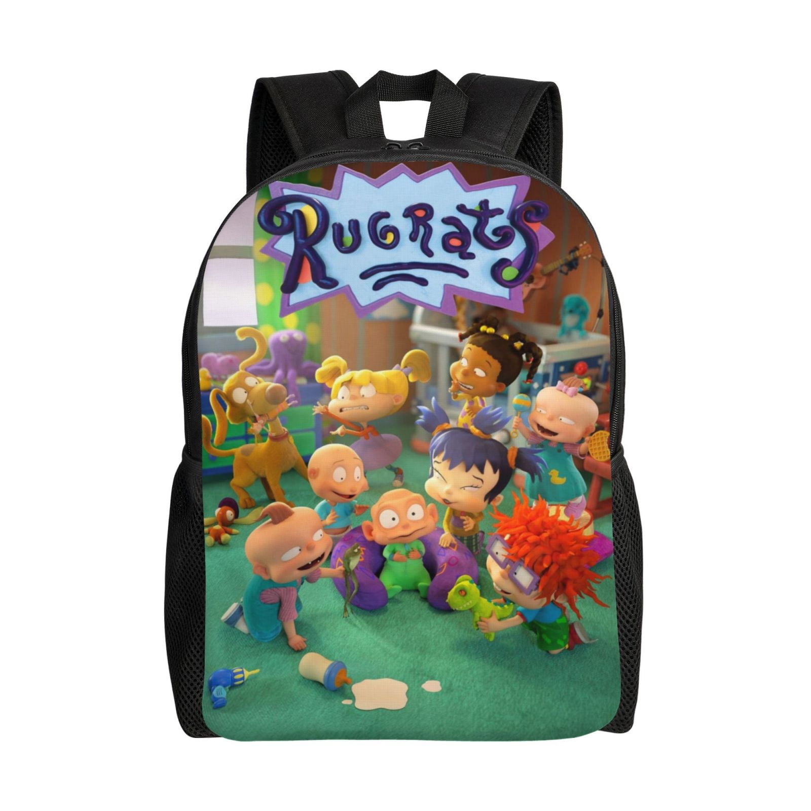 Rugrats Season 2 Backpack Casual Adjustable Bookbag School Bag Unisex ...