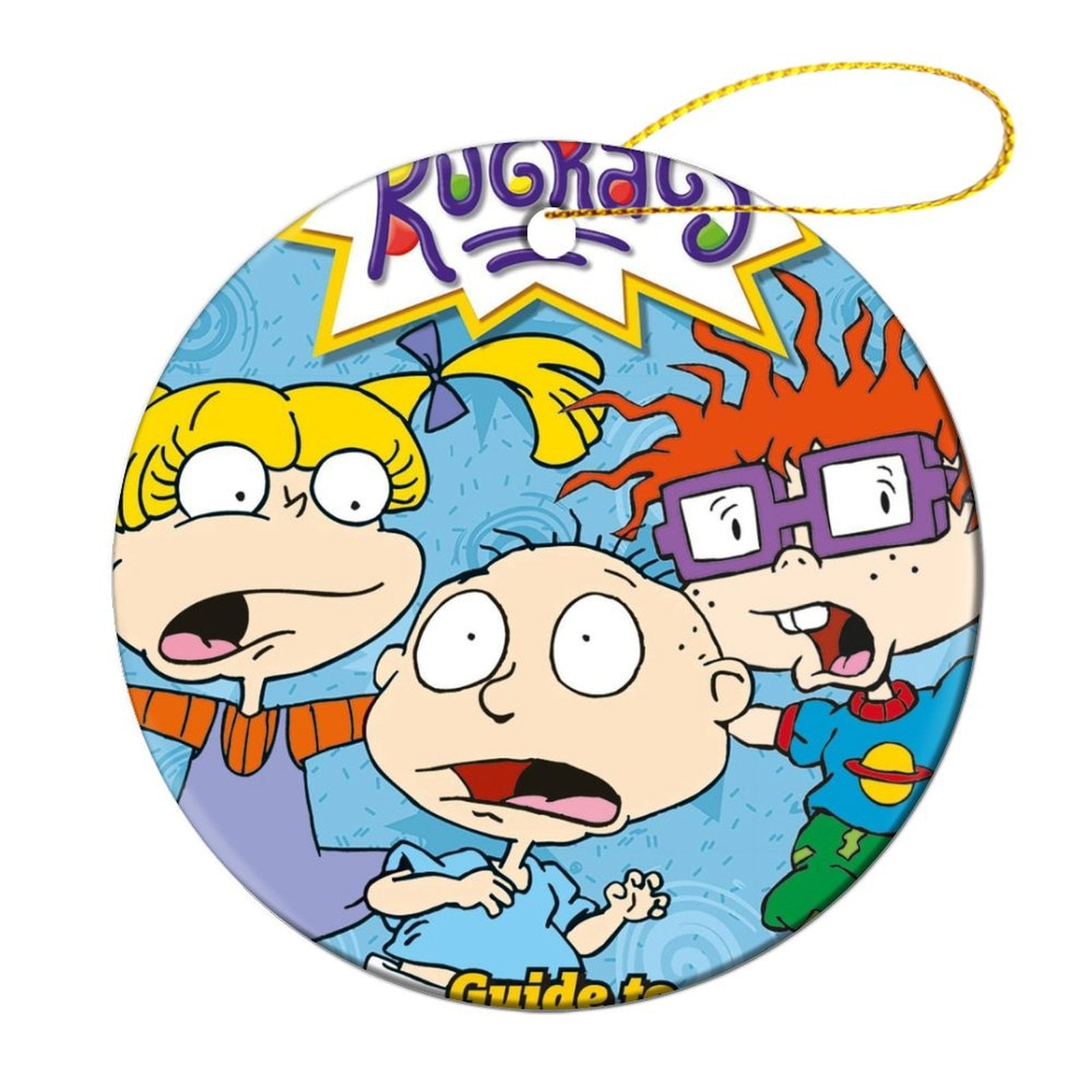 Rugrats Season Round Christmas Tree Hanging Decor Ceramic Xmas ...