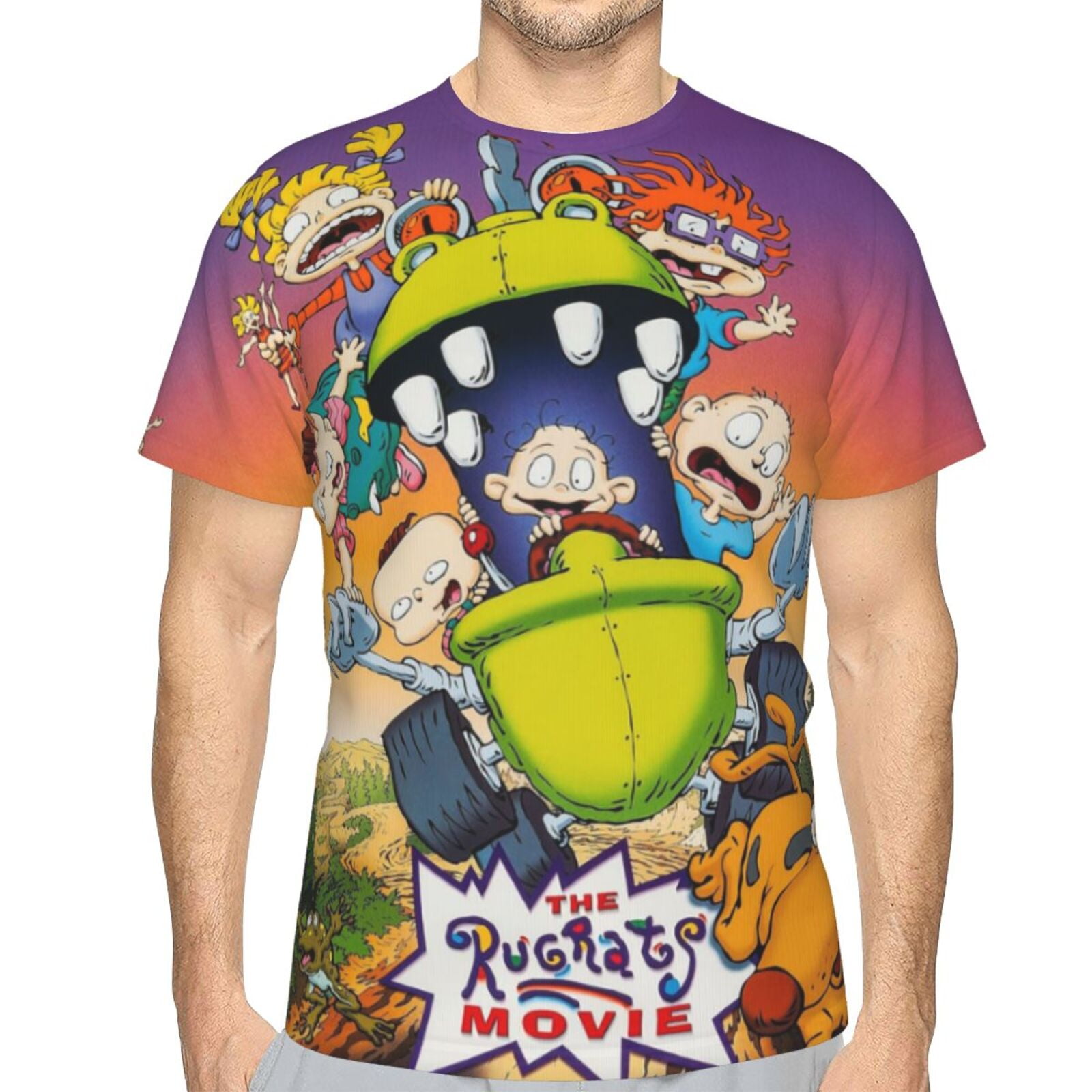 Rugrats Shirt 3d Printed T Shirt Crewneck Short Sleeve Top Tees For ...