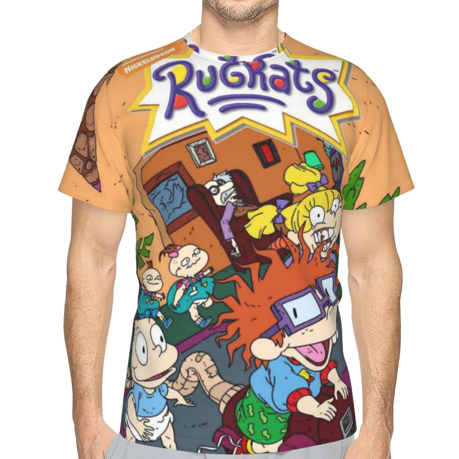 Rugrats Shirt 3d Printed T Shirt Crewneck Short Sleeve Top Tees For ...