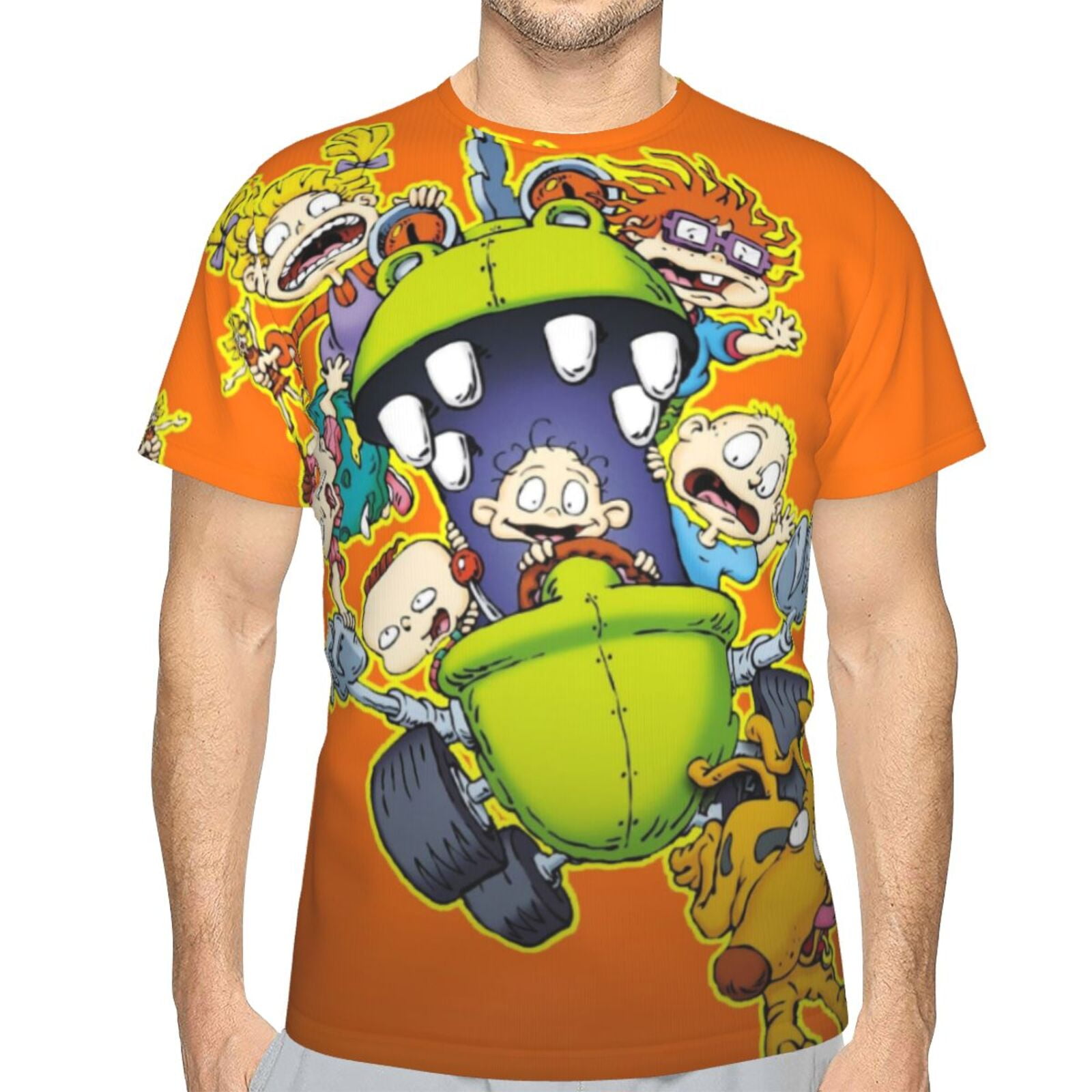 Rugrats Shirt 3d Printed T Shirt Crewneck Short Sleeve Top Tees For ...