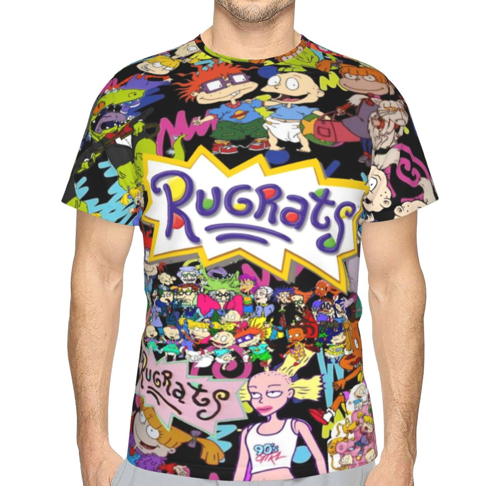 Rugrats Shirt 3d Printed T Shirt Crewneck Short Sleeve Top Tees For ...