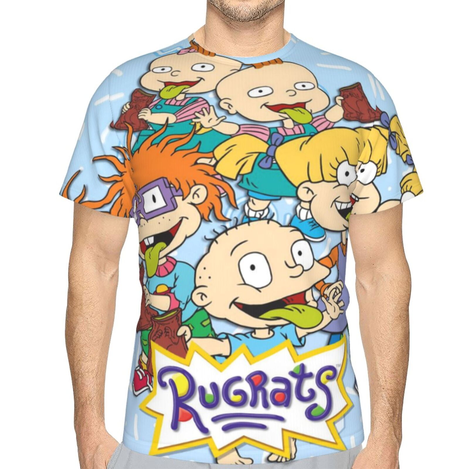 Rugrats Shirt 3d Printed T Shirt Crewneck Short Sleeve Top Tees For ...