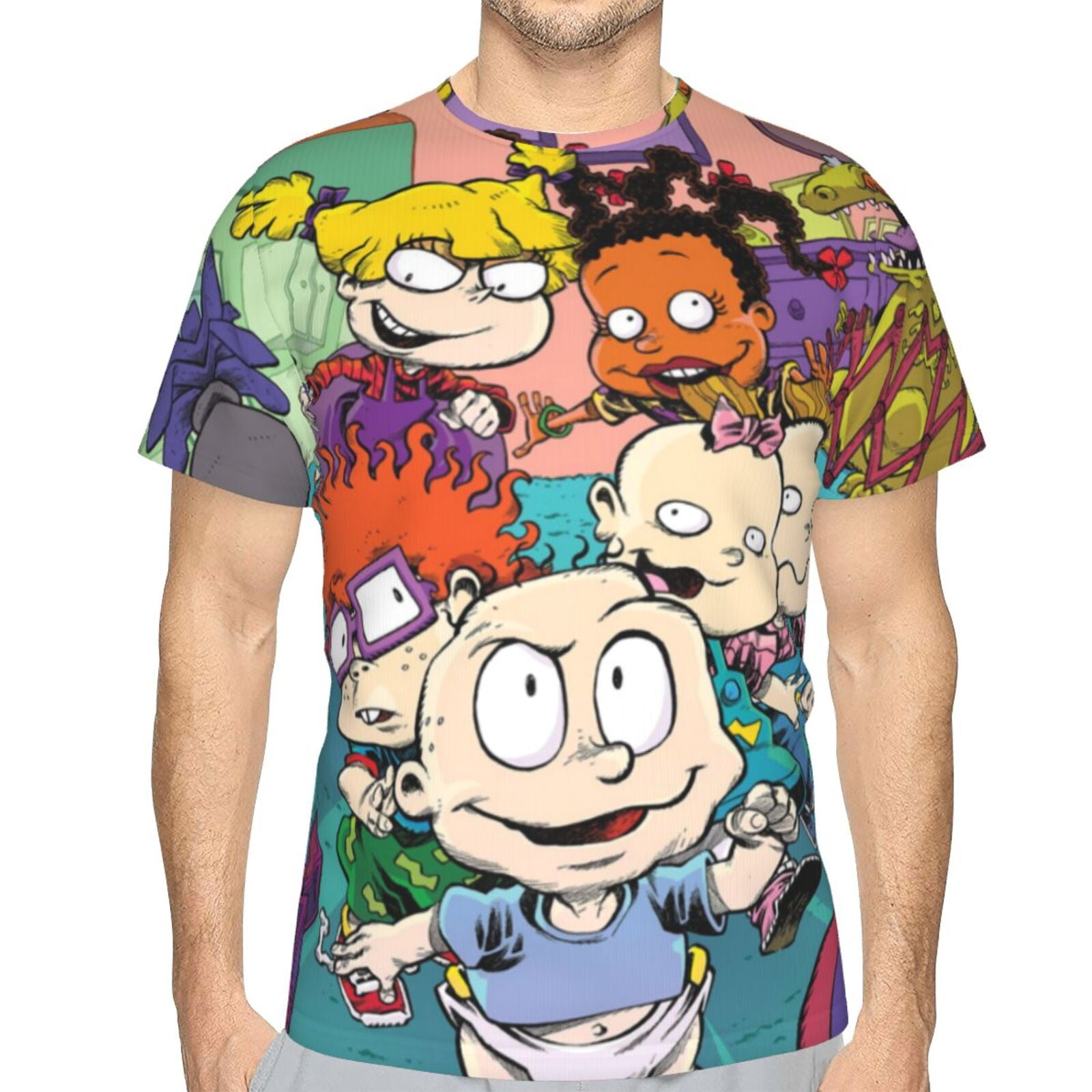 Rugrats Shirt 3d Printed T Shirt Crewneck Short Sleeve Top Tees For ...