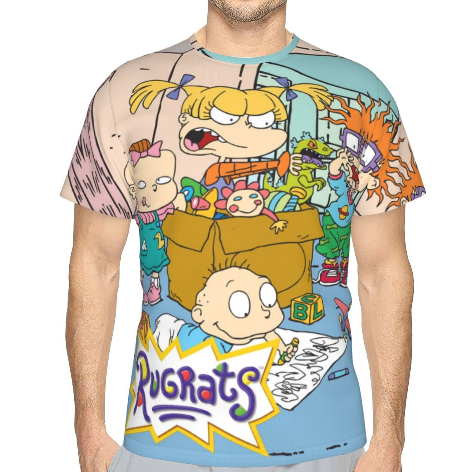 Rugrats Shirt 3d Printed T Shirt Crewneck Short Sleeve Top Tees For ...