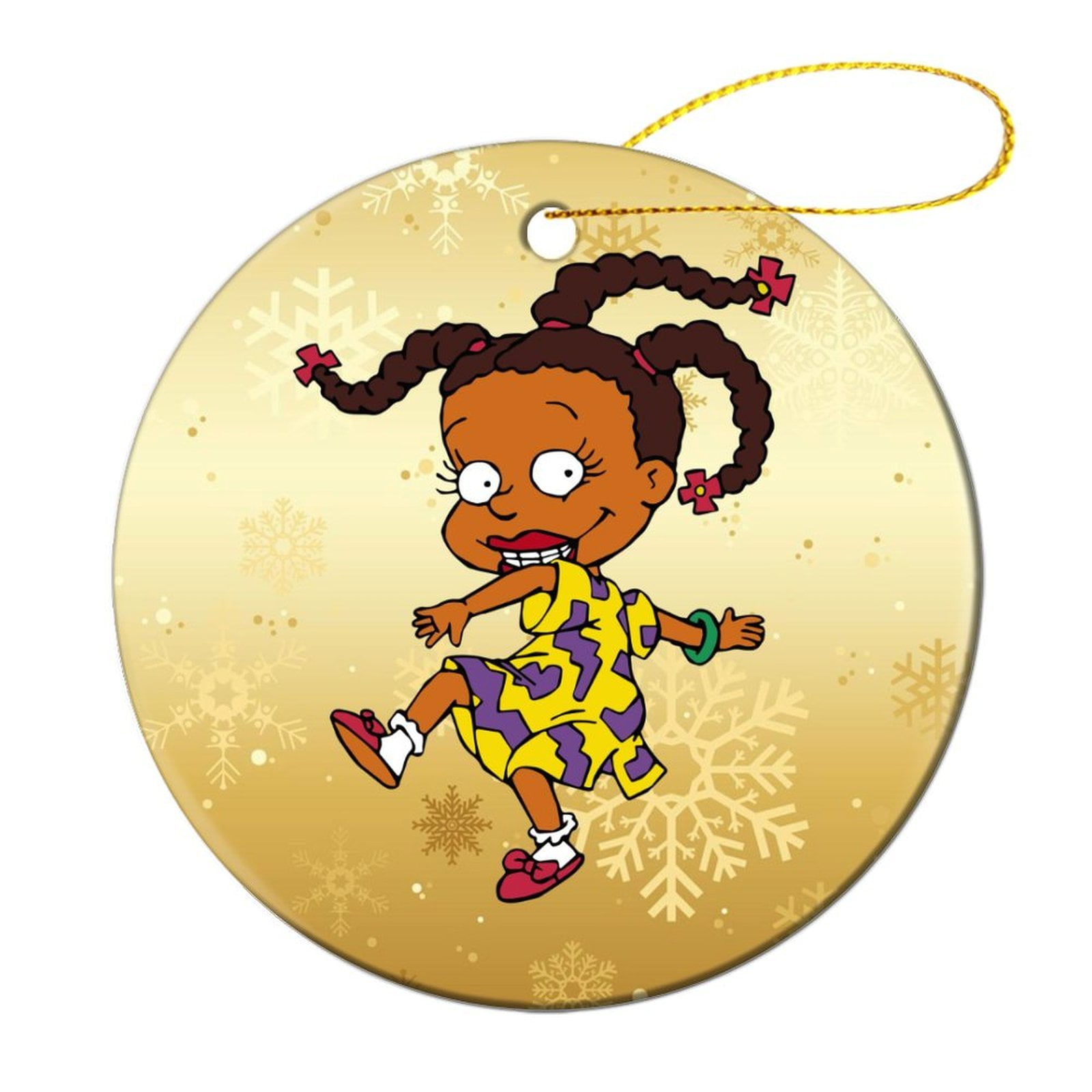 Rugrats Susie Carmichael Round Christmas Tree Hanging Decor Ceramic ...