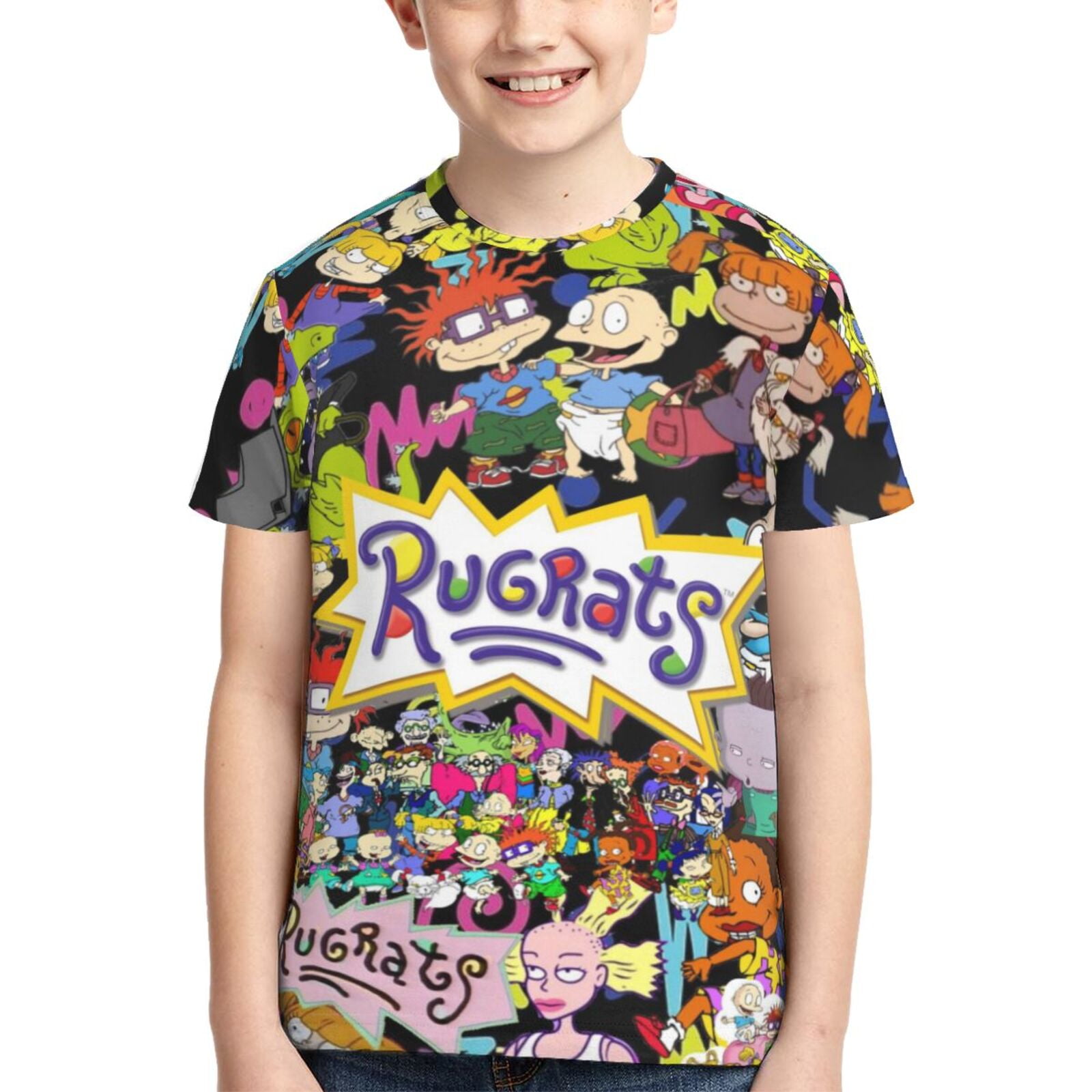 Rugrats T Shirts 3D Printed Short Sleeve Tee Shirt for Boys Girls ...