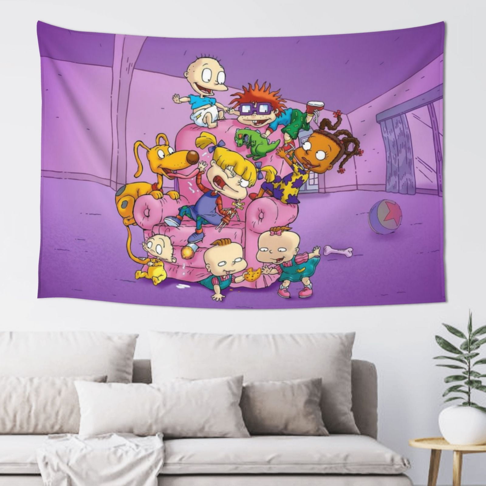 Rugrats Tapestry Wall Hanging Home Decoration Wall Blanket Dormitory ...