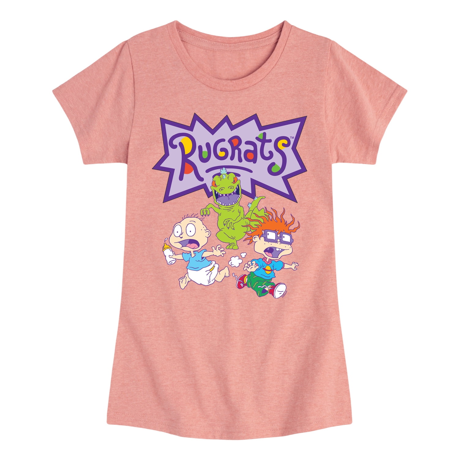 Rugrats - The Great Chase - Toddler & Youth Girls Short Sleeve Graphic ...
