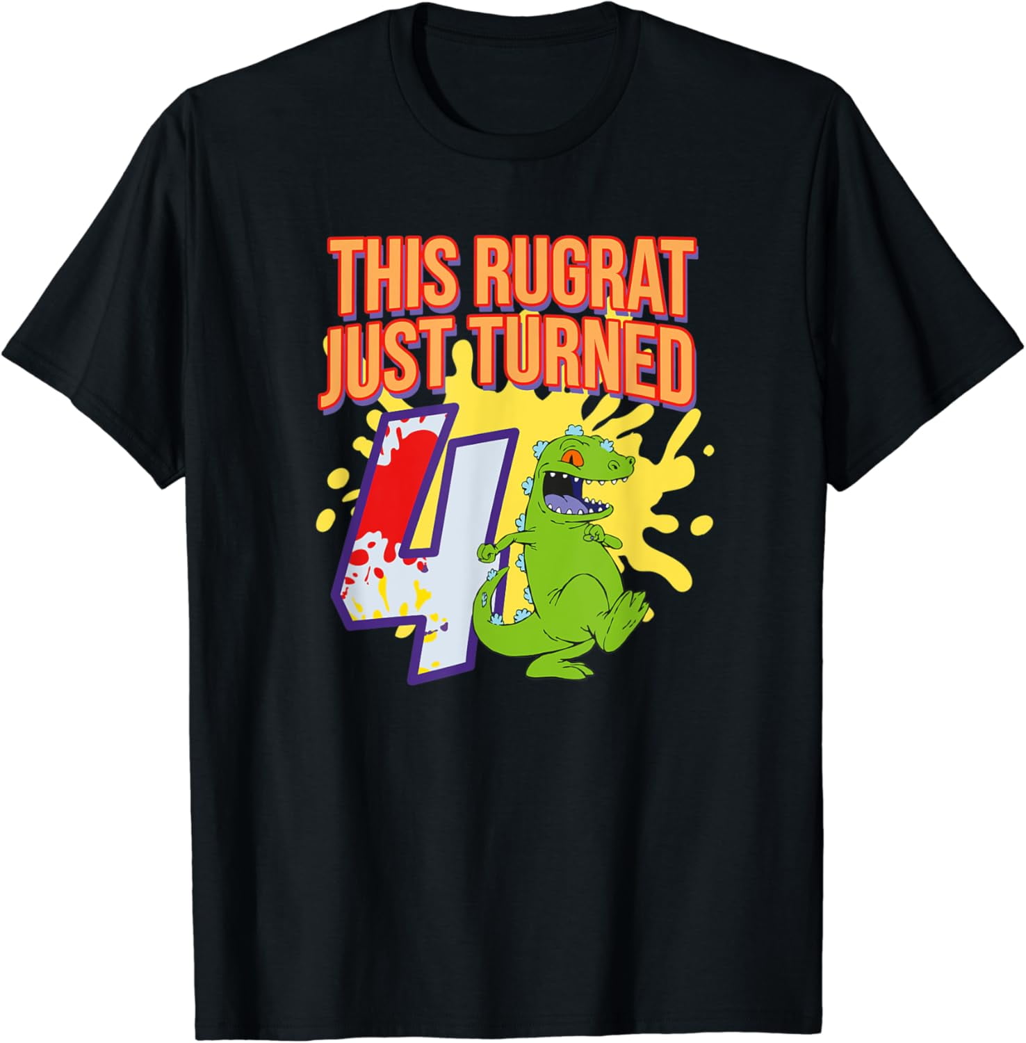 Rugrats - This Rugrat Just Turned 4 - 4Th Birthday Party T-Shirt Unisex ...