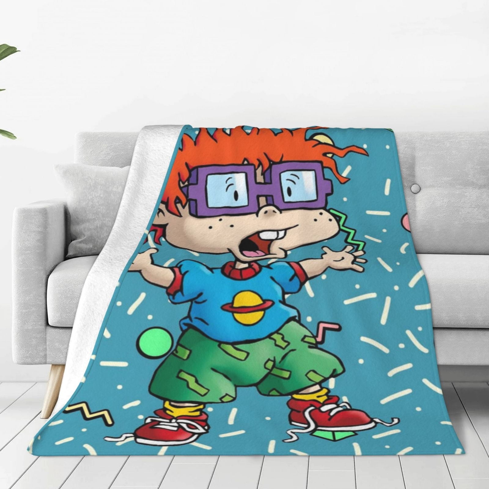 Rugrats Throw Blanket Couch Bed Sofa Soft Lightweight Warm Cozy Flannel ...