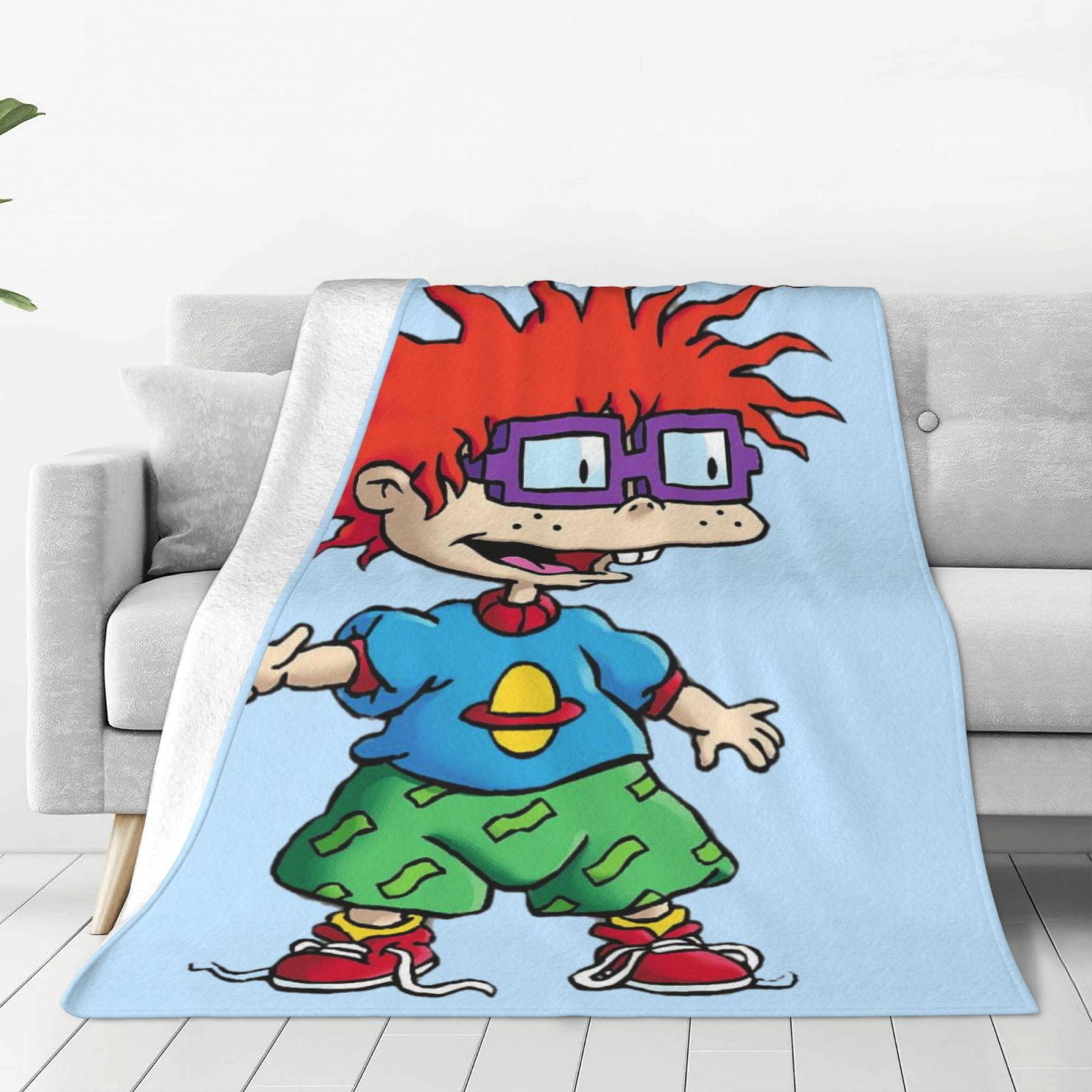 Rugrats Throw Blanket Couch Bed Sofa Soft Lightweight Warm Cozy Flannel ...