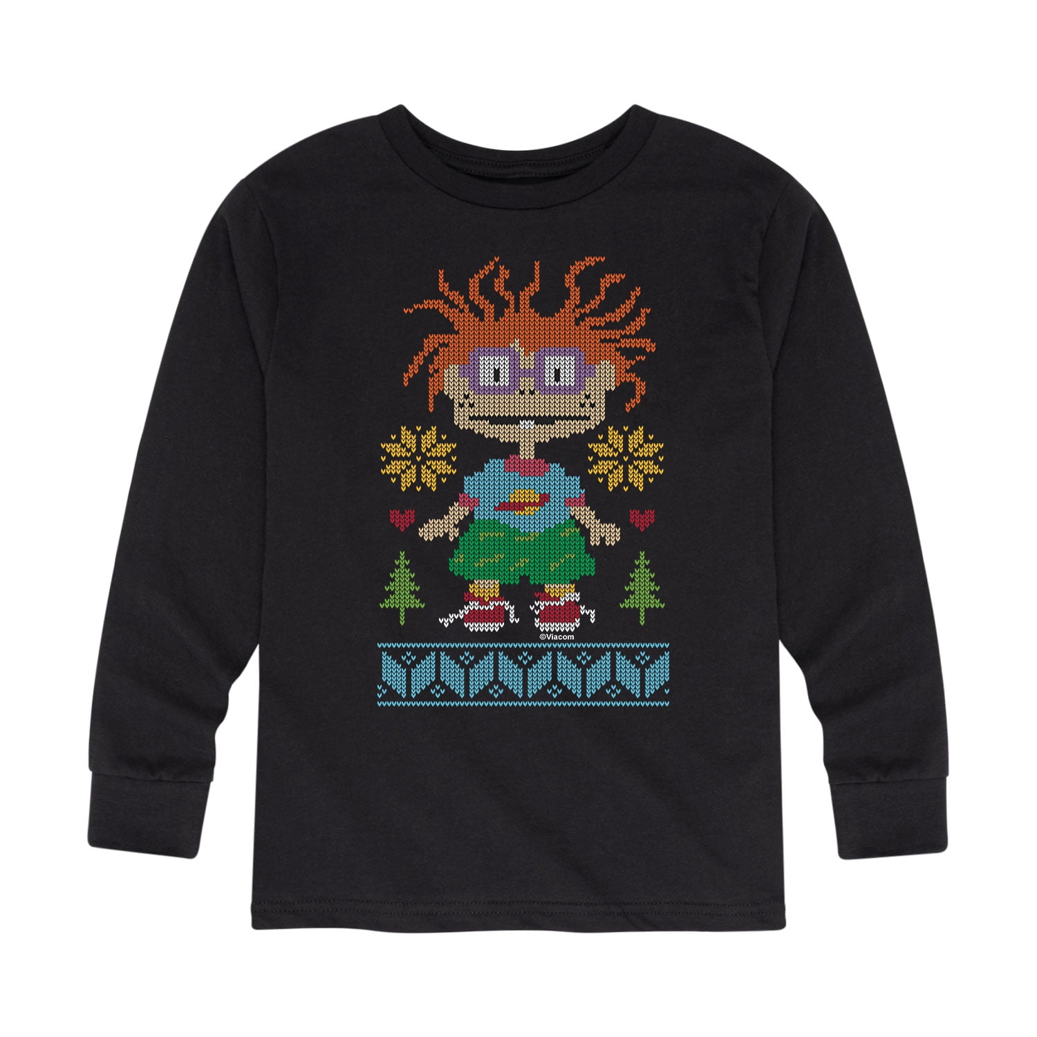 Rugrats - Toddler And Youth Holiday Long Sleeve Graphic T-Shirts ...