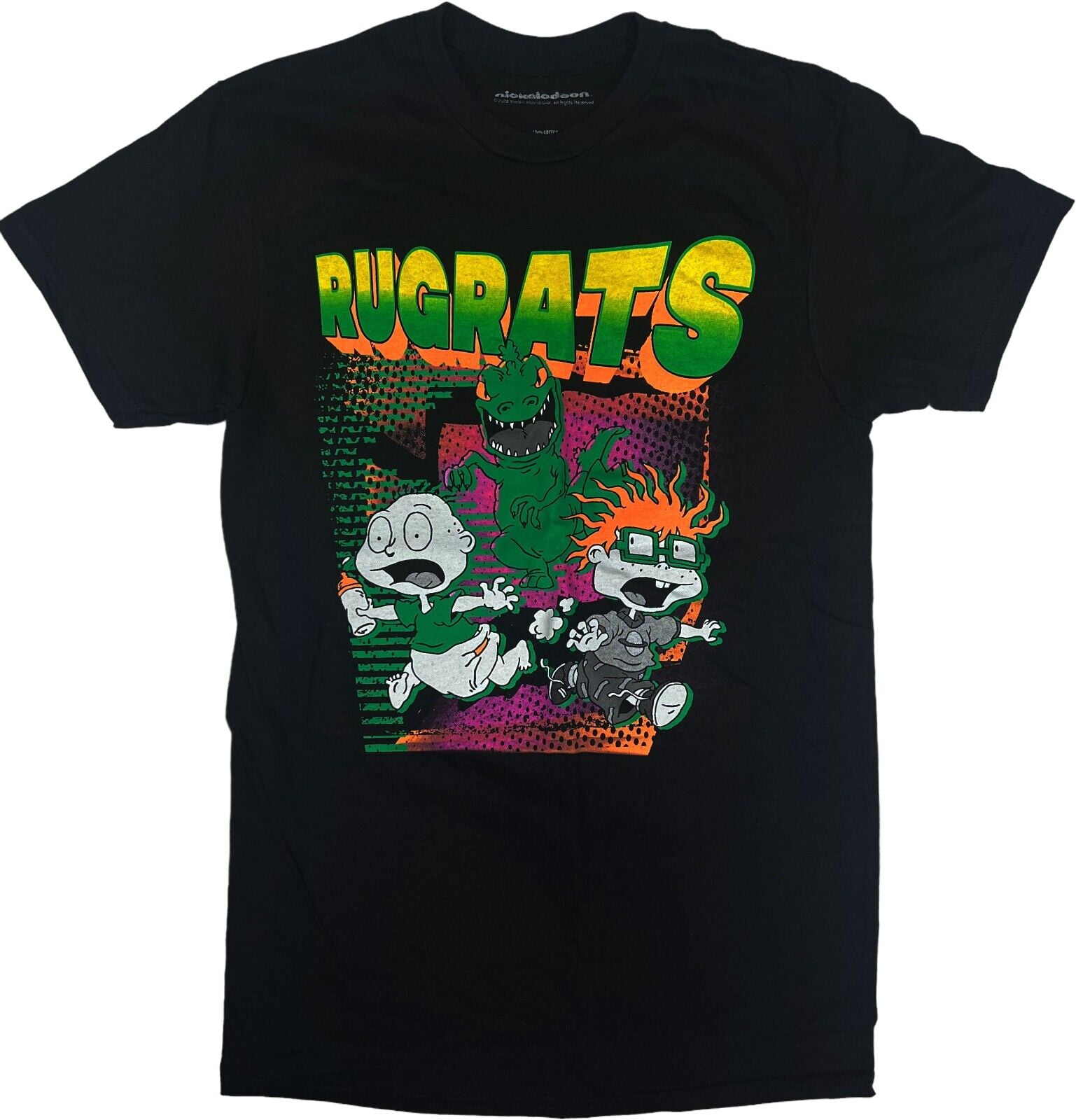 Rugrats Tommie Pickles Chuckie and Reptar 1990s Nickelodeon Men's T ...