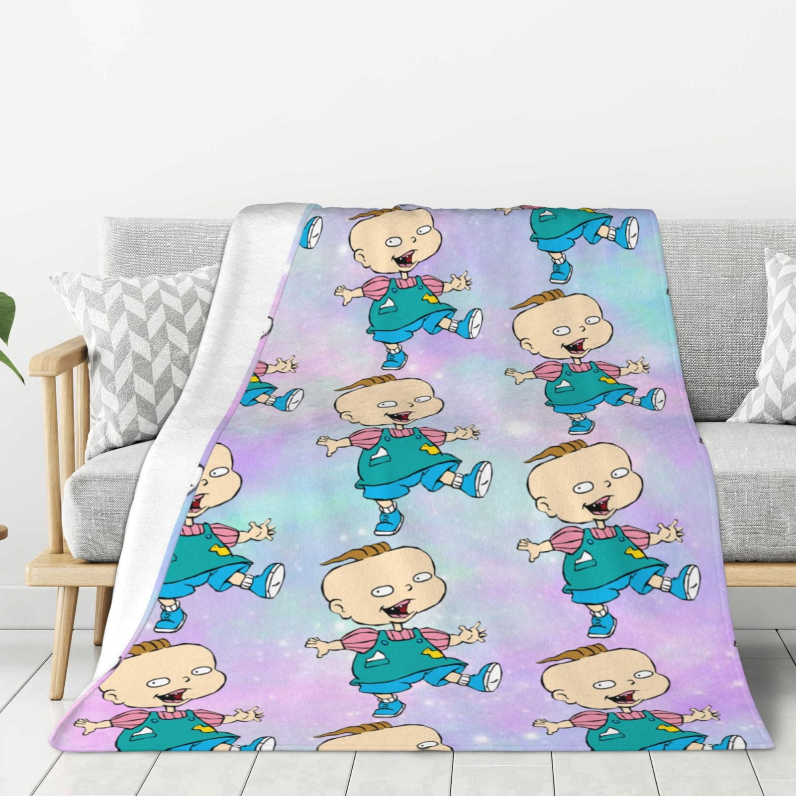 Rugrats Tommy Blanket Cozy Soft Fleece Flannel Bed Blanket All Season ...