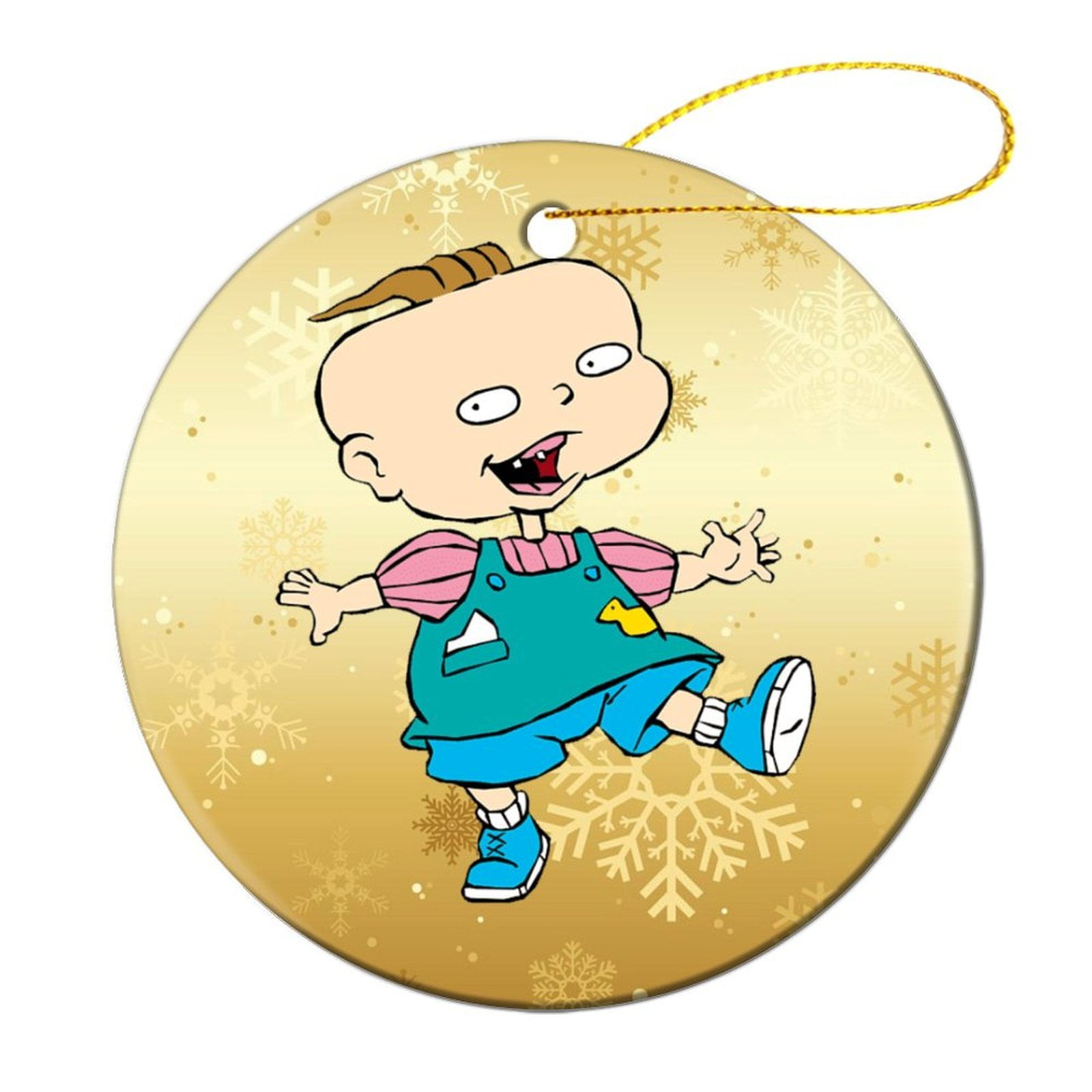 Rugrats Tommy Round Christmas Tree Hanging Decor Ceramic Xmas Ornaments ...