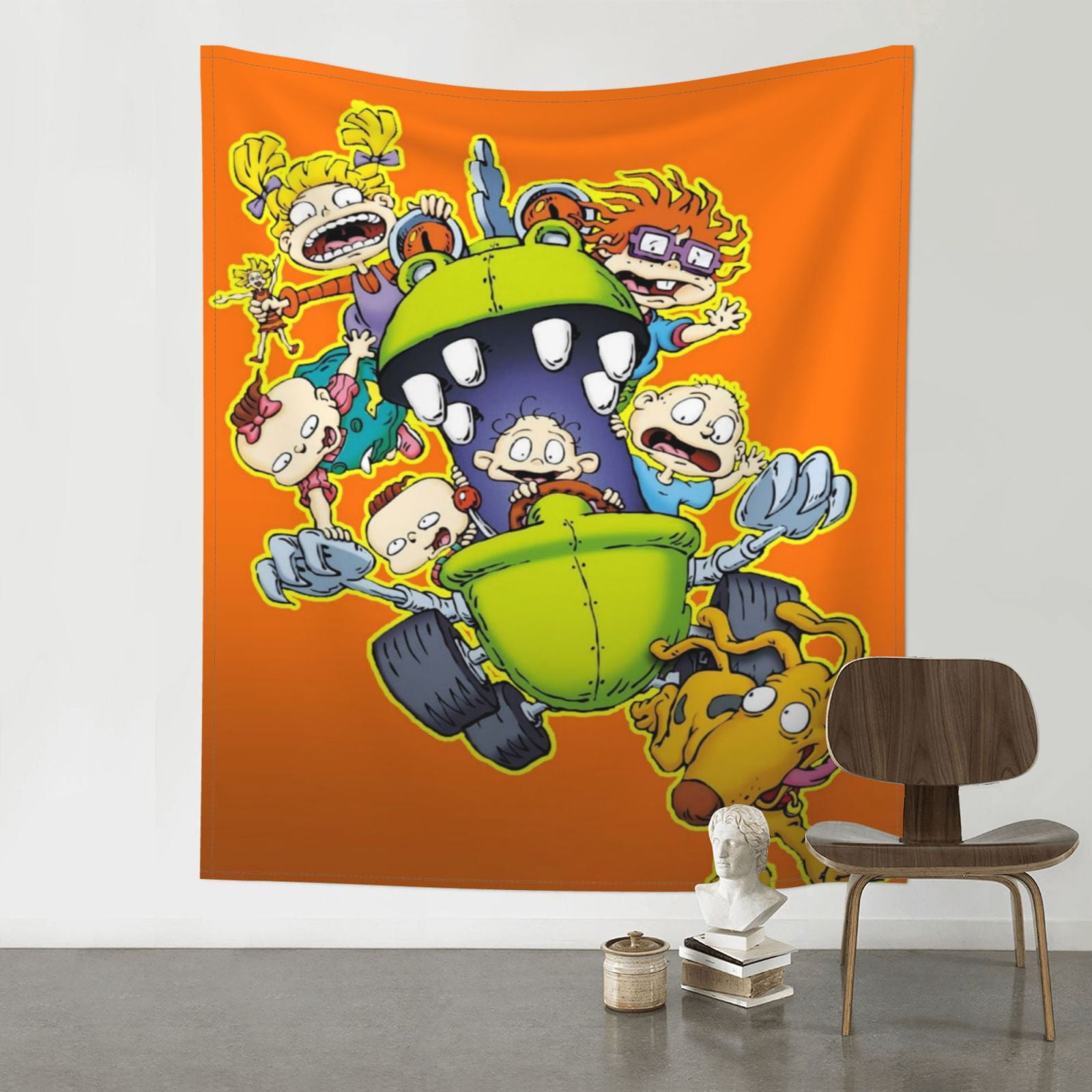 Rugrats Wall Tapestry Cartoon Poster Wall Hanging Tapestry for College ...