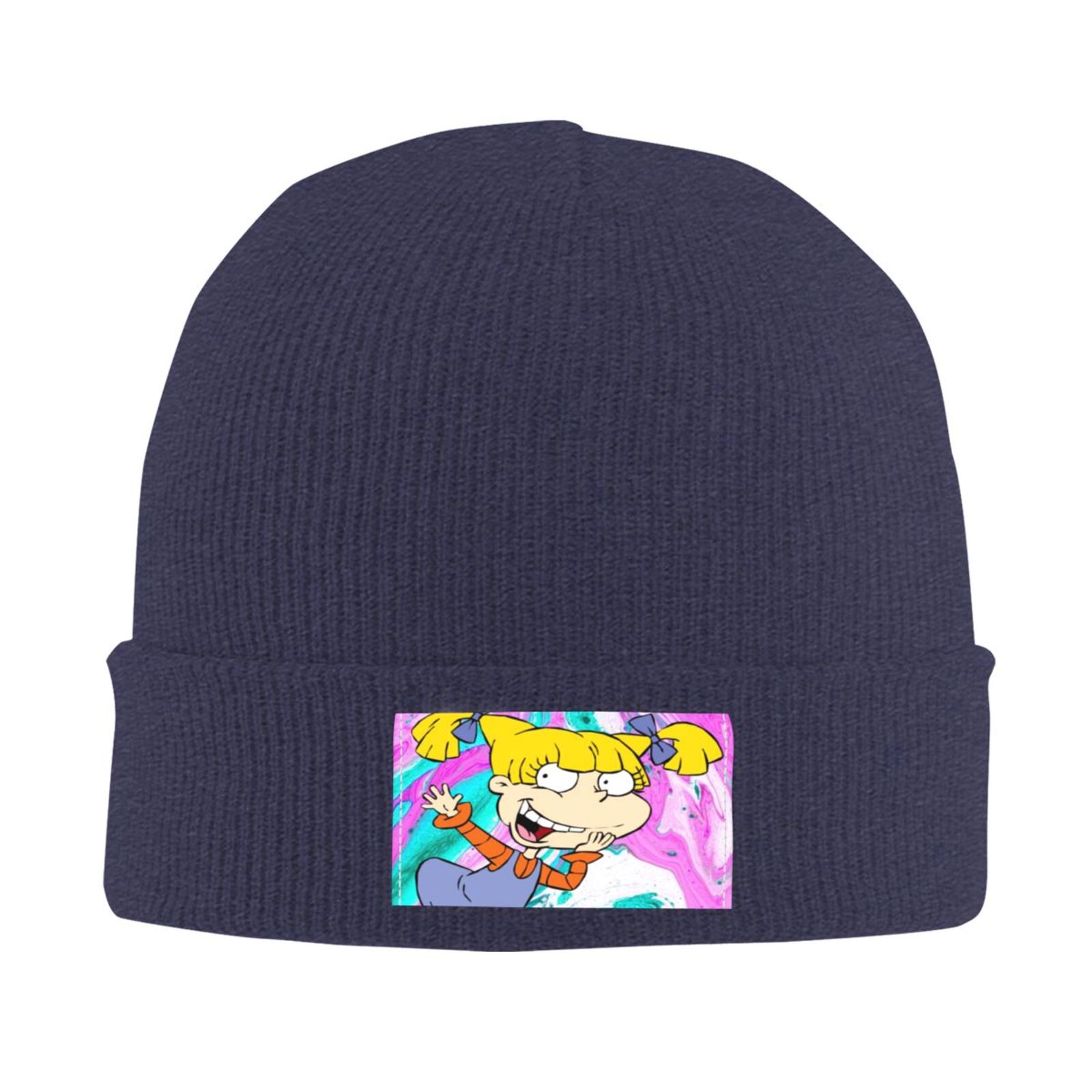 Rugrats Winter Hats Warm Knit Cuffed Beanie Unisex Skull Knitted Caps ...