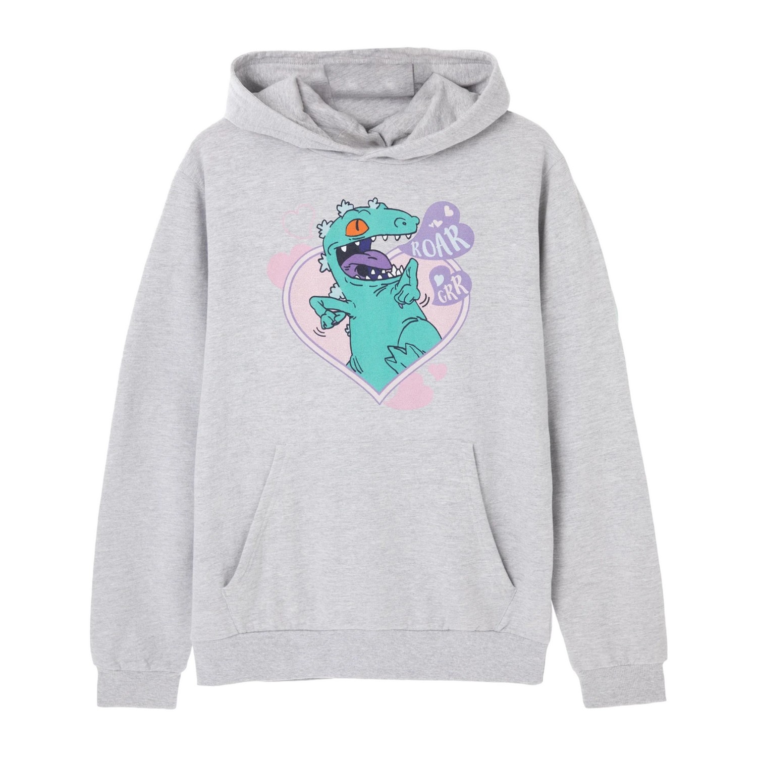 Rugrats Womens Love Reptar Marl Hoodie - Walmart.com