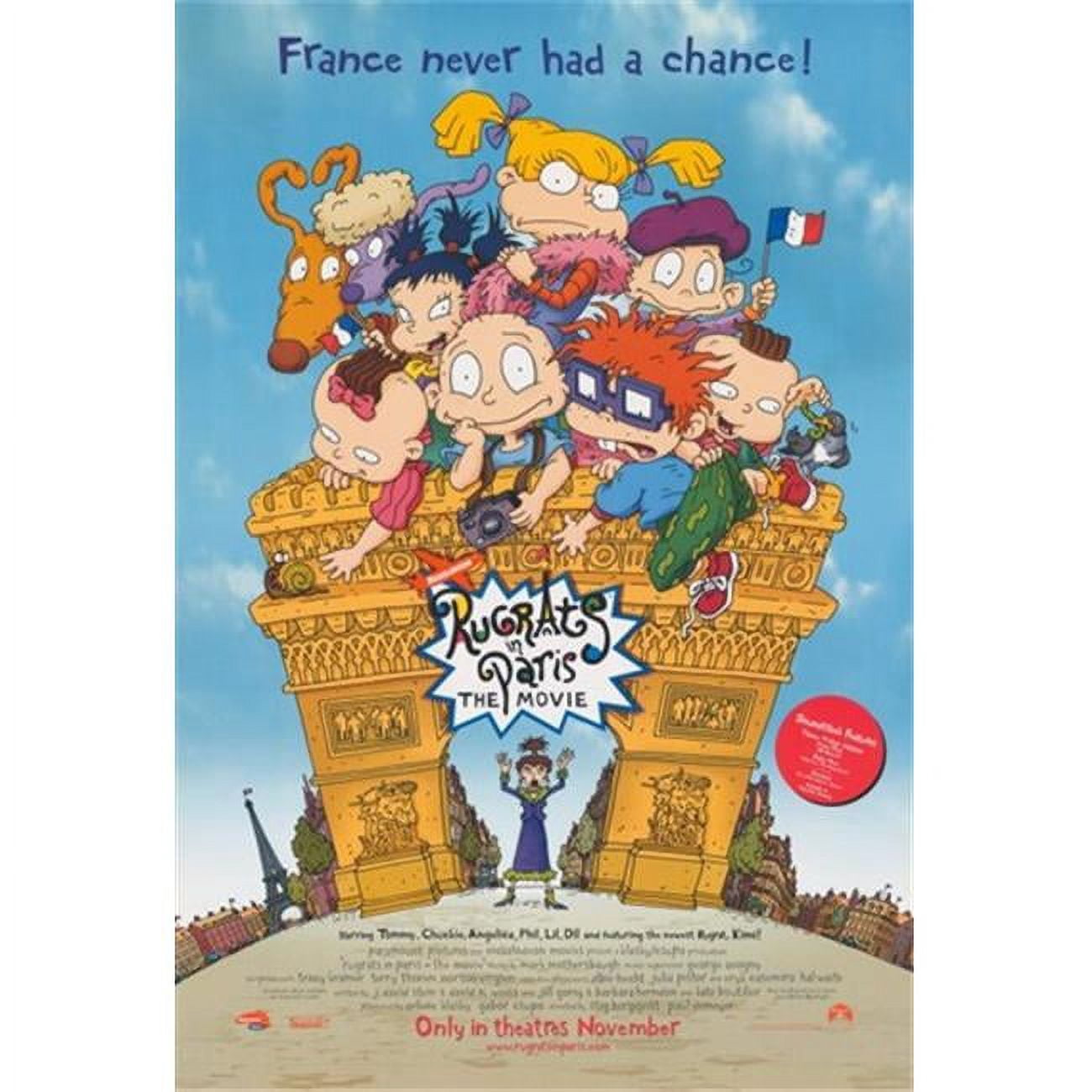Rugrats in Paris the Movie Poster - 11 x 17 in. - Walmart.com