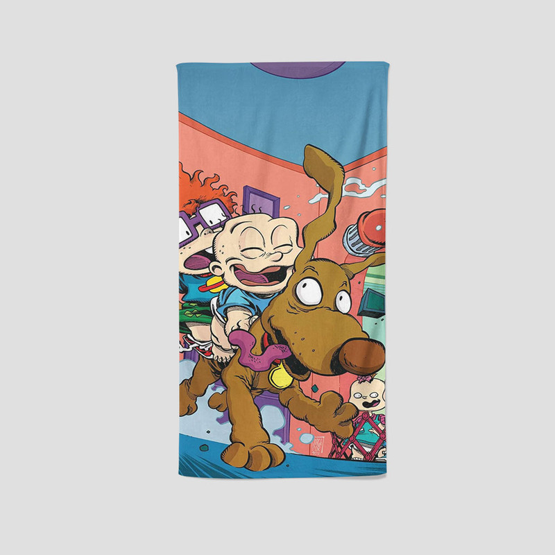 Rugrats's towel stands out with its unique style, making it a perfect ...