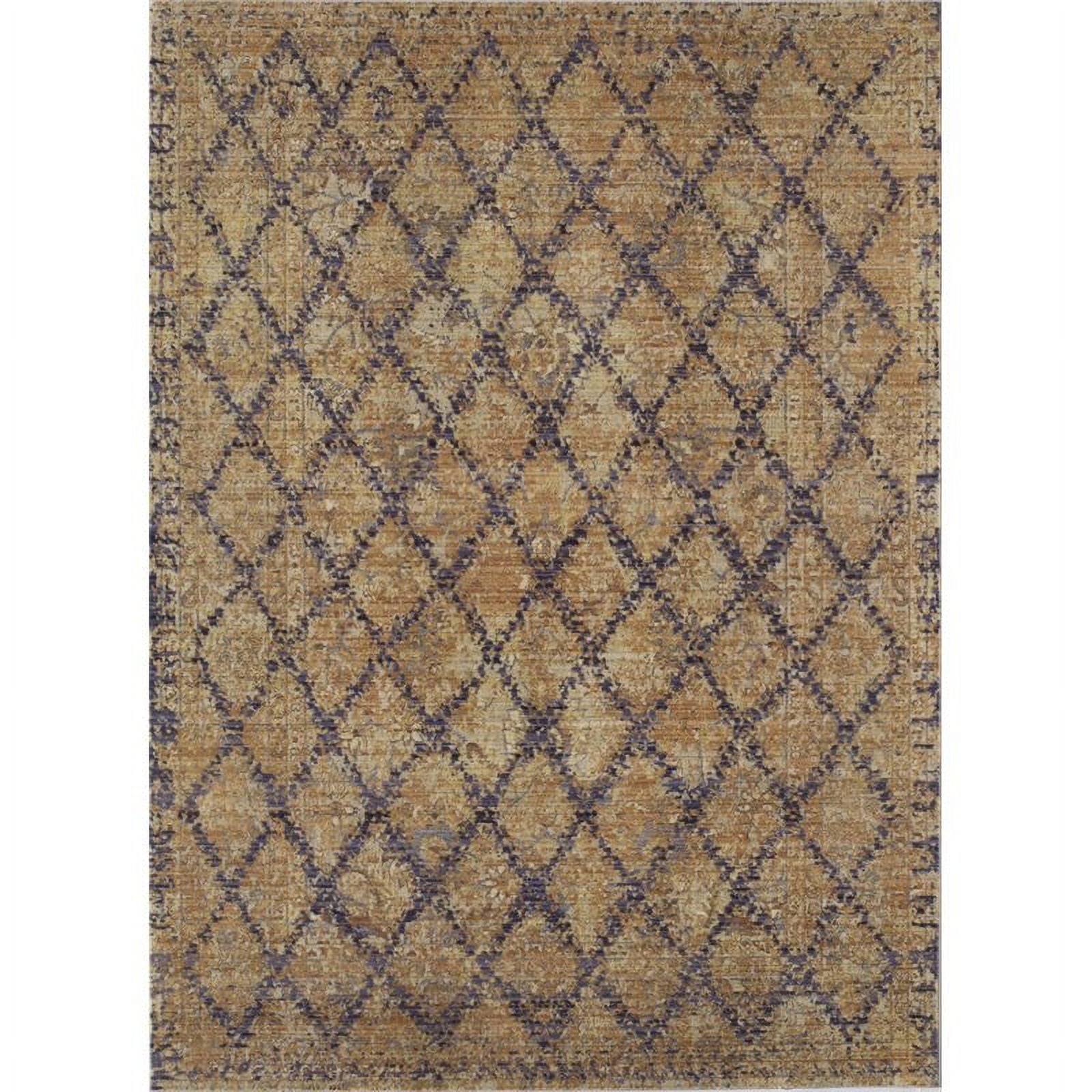 Rugs America Asteria Gold/Plum Area Rug - Walmart.com