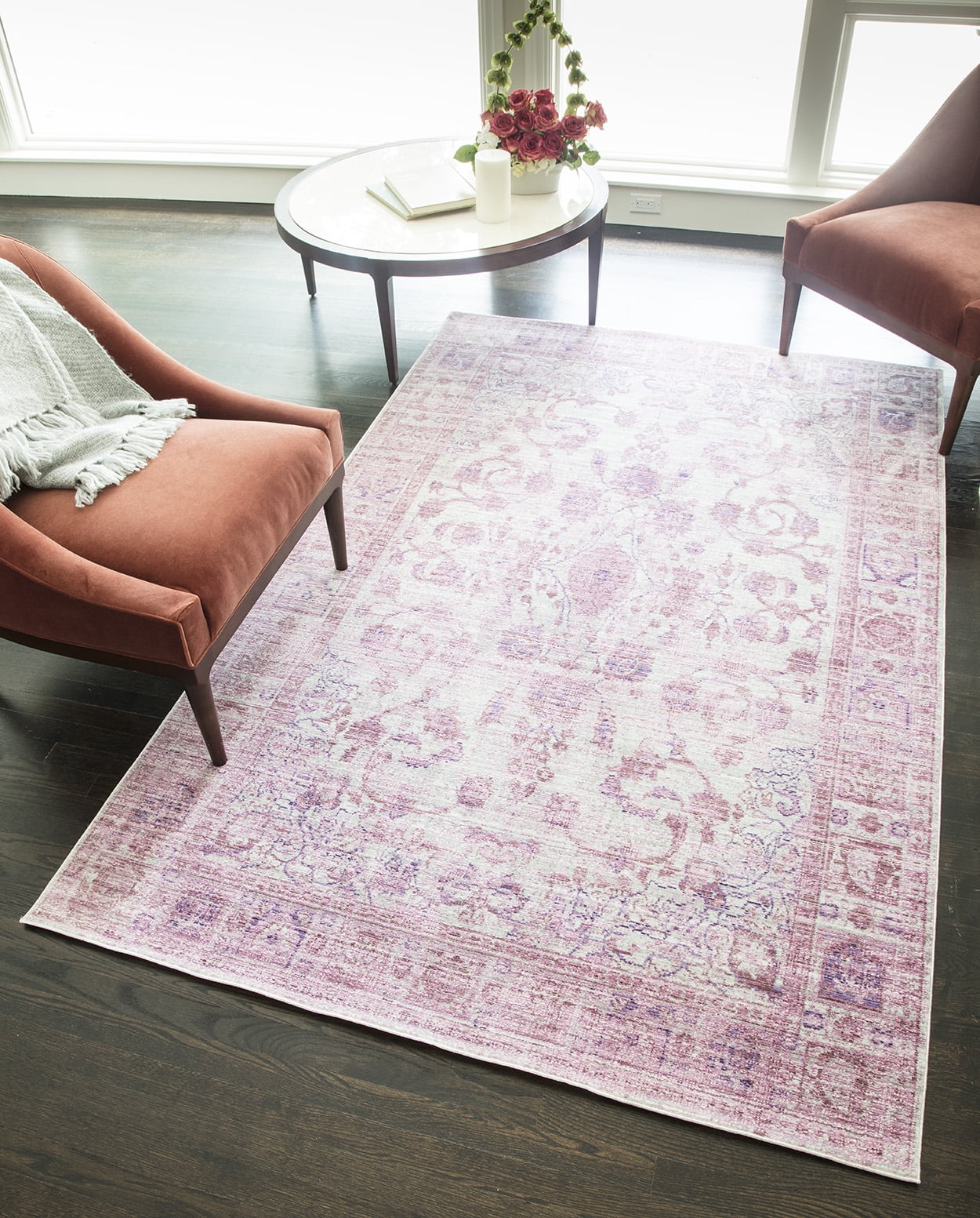 Rugs America Asteria Lavender Area Rug - Walmart.com